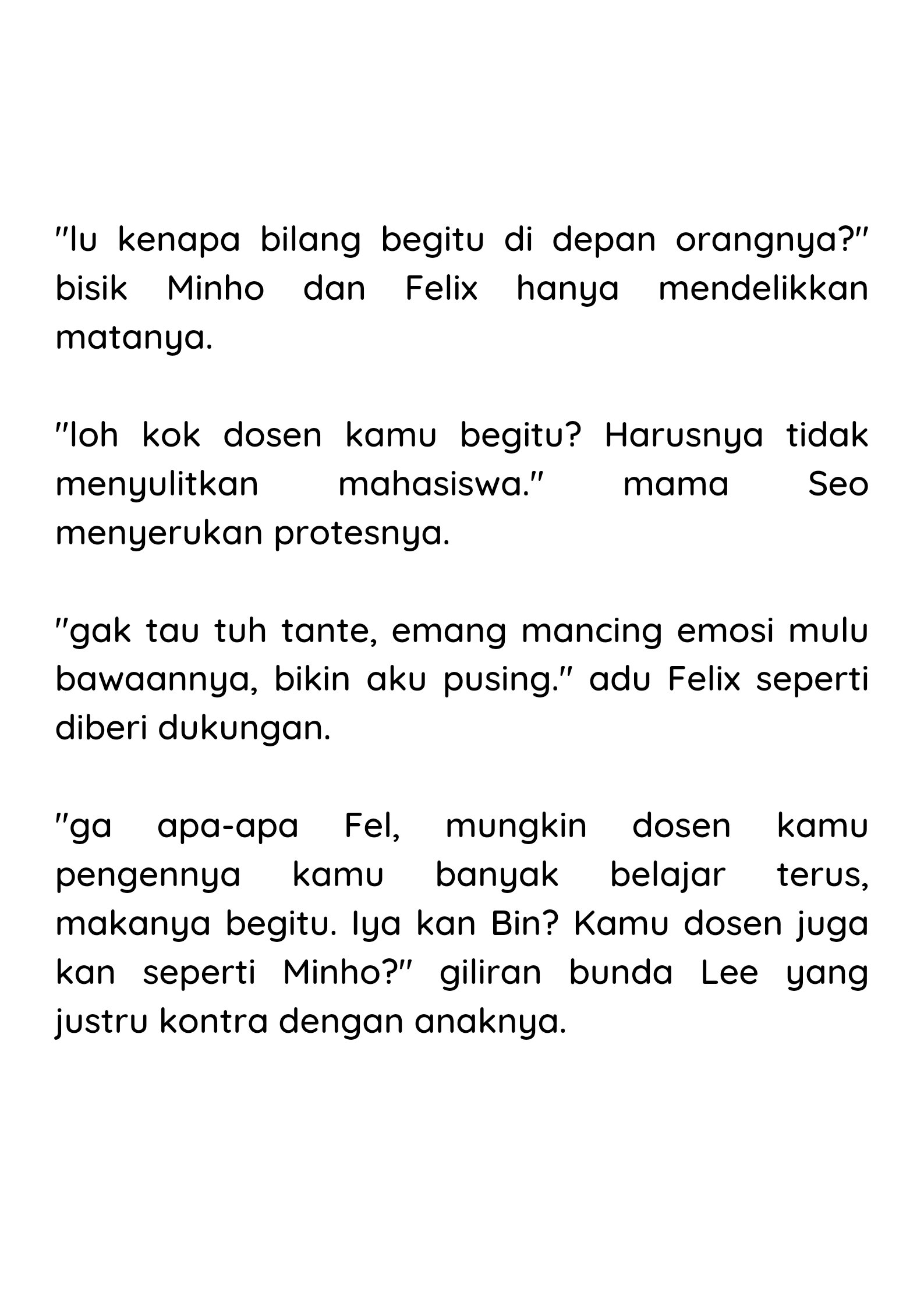 mya on Twitter: "—003. Ketakutan perihal bimbingan. https://t.co/jp91SkAwnq" / Twitter