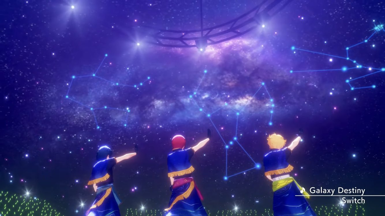 かえ on Twitter: "アストロマジックワールドで宙くんがオリオン座の三つ星を指して"宙たちSwitchみたいです"って言ったの思い出すGalaxy DestinyのMV本当にいい ...