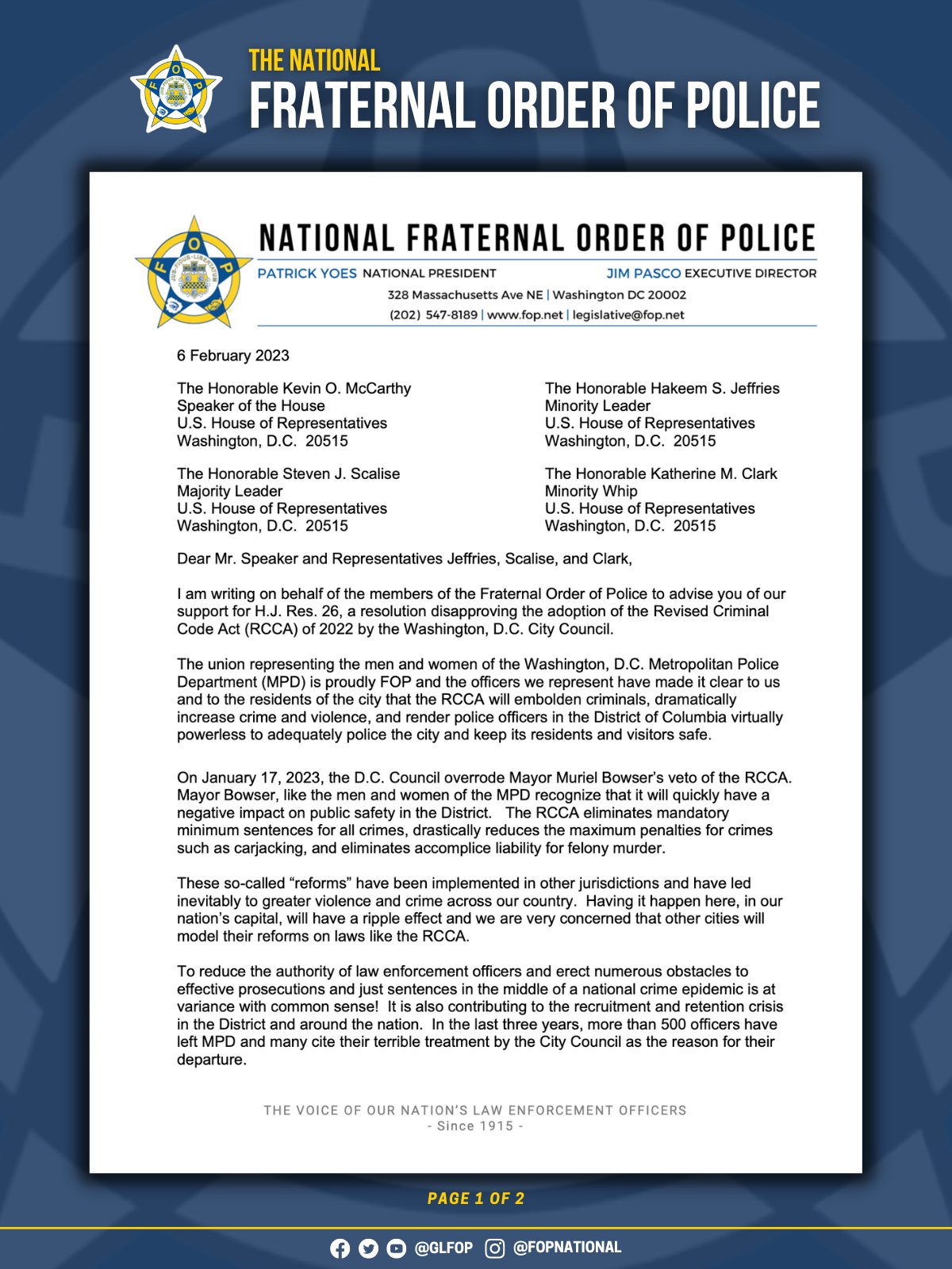 National Fraternal Order Of Police FOP On Twitter We re Urging national-fraternal-order-of-police-fop-on-twitter-we-re-urging
