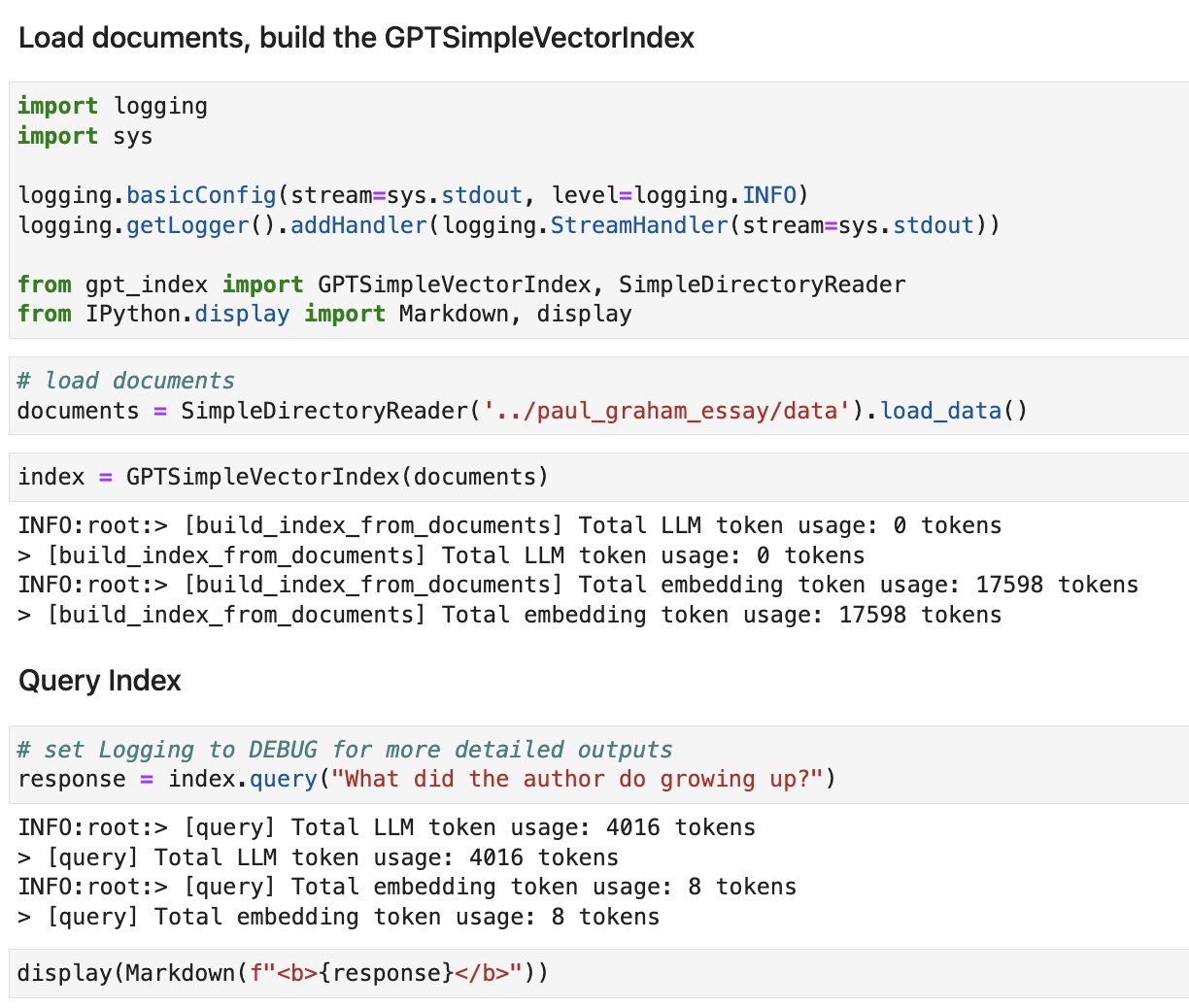 GPT Index on Twitter: "GPT Index 0.4.0 is out! We bumped the middle version up because we’ve now ...