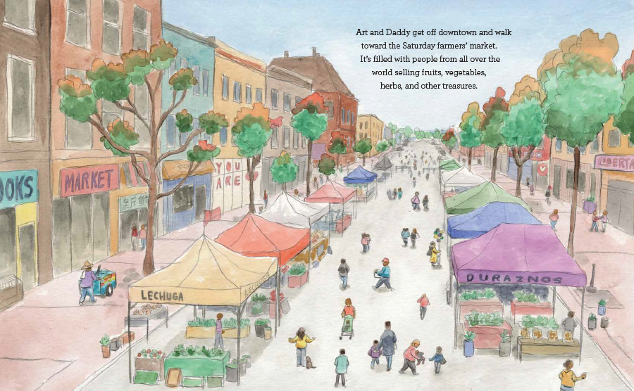 Lee & Low Books on Twitter: "RT @RobertTres: More of my the pgs from my new book "Fresh juice"