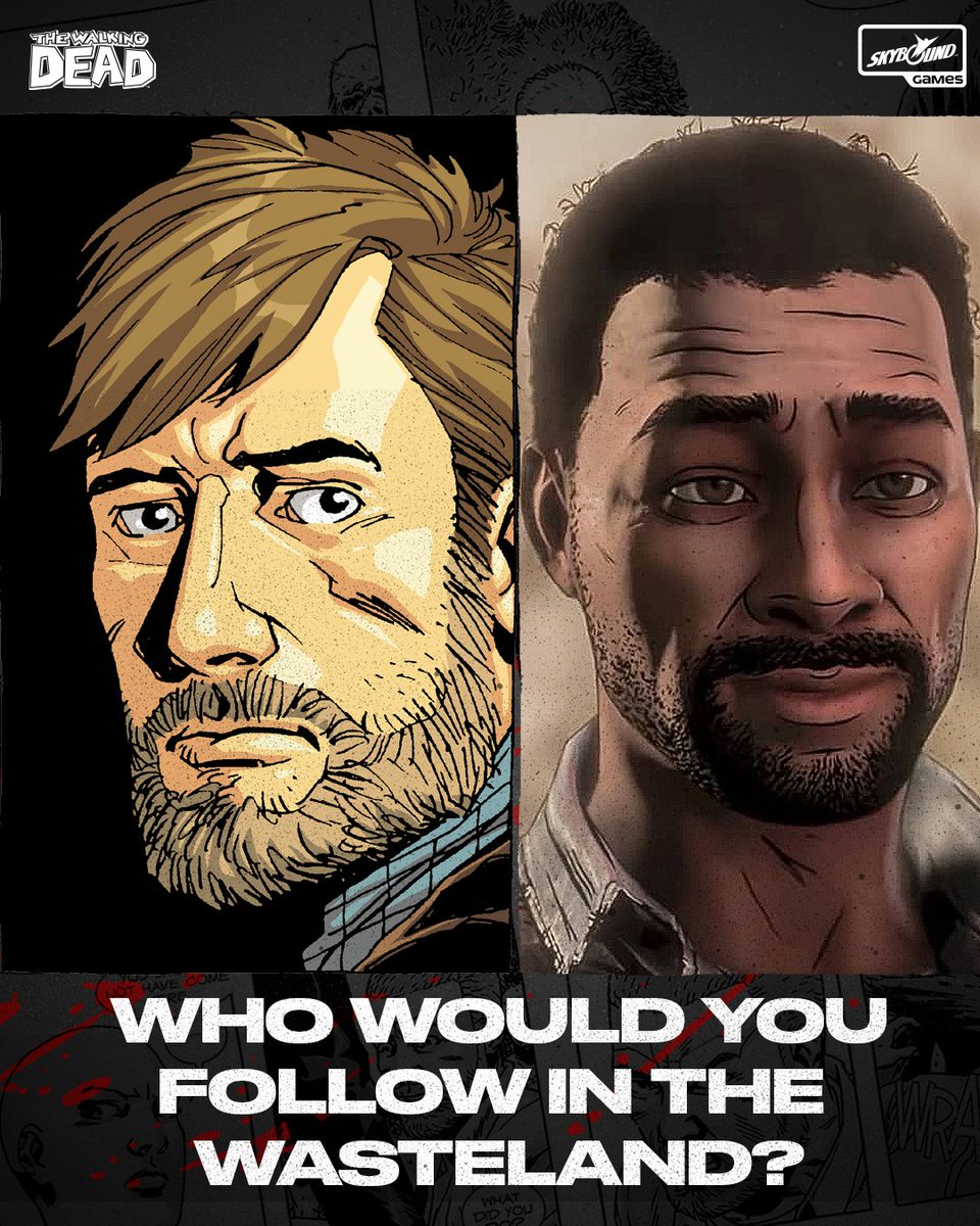 Rick Grimes or Lee Everett? @skyboundgames The Walking Dead @thewalkingdead