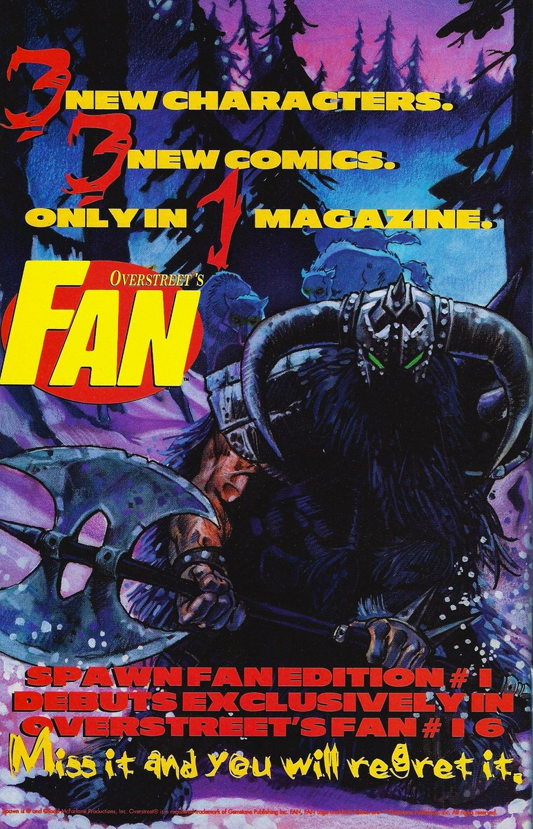 Daily Spawn Archive on Twitter: ""3 NEW CHARACTERS. 3 NEW COMICS. ONLY IN 1 MAGAZINE." A comic ...