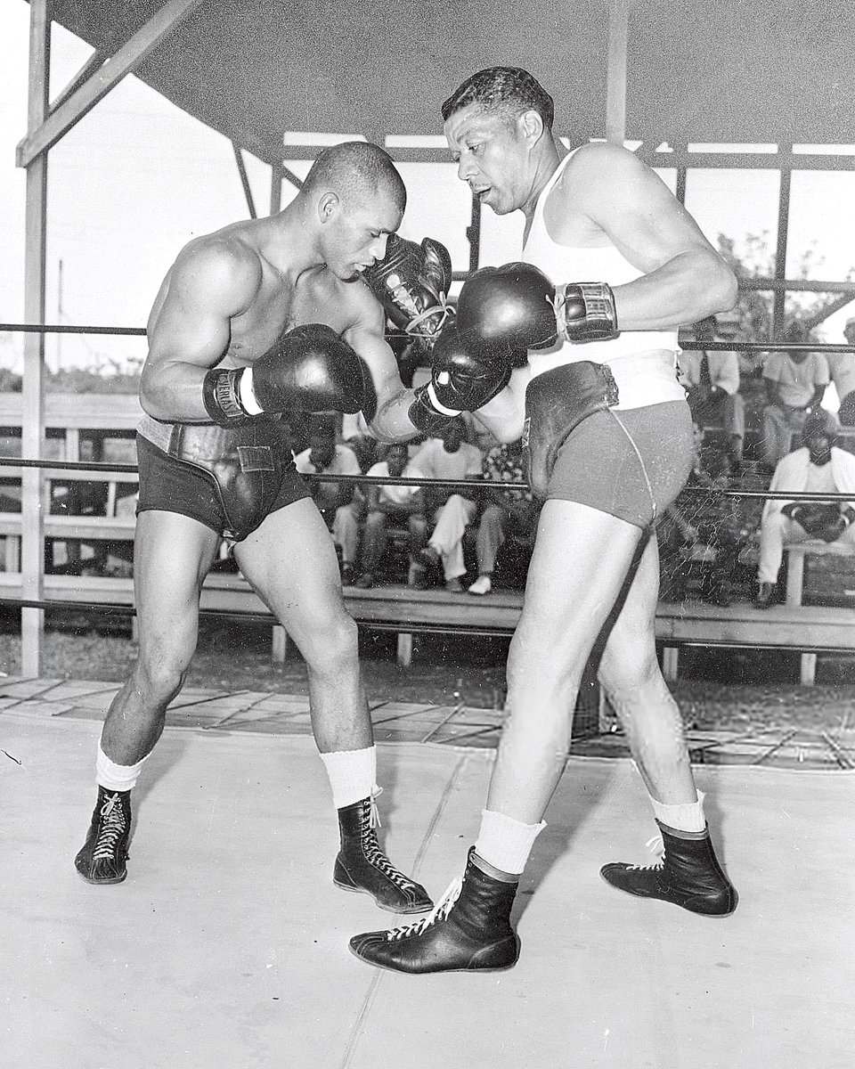 Boxing News on Twitter: "Harold Johnson spars with his father and former heavyweight contender ...