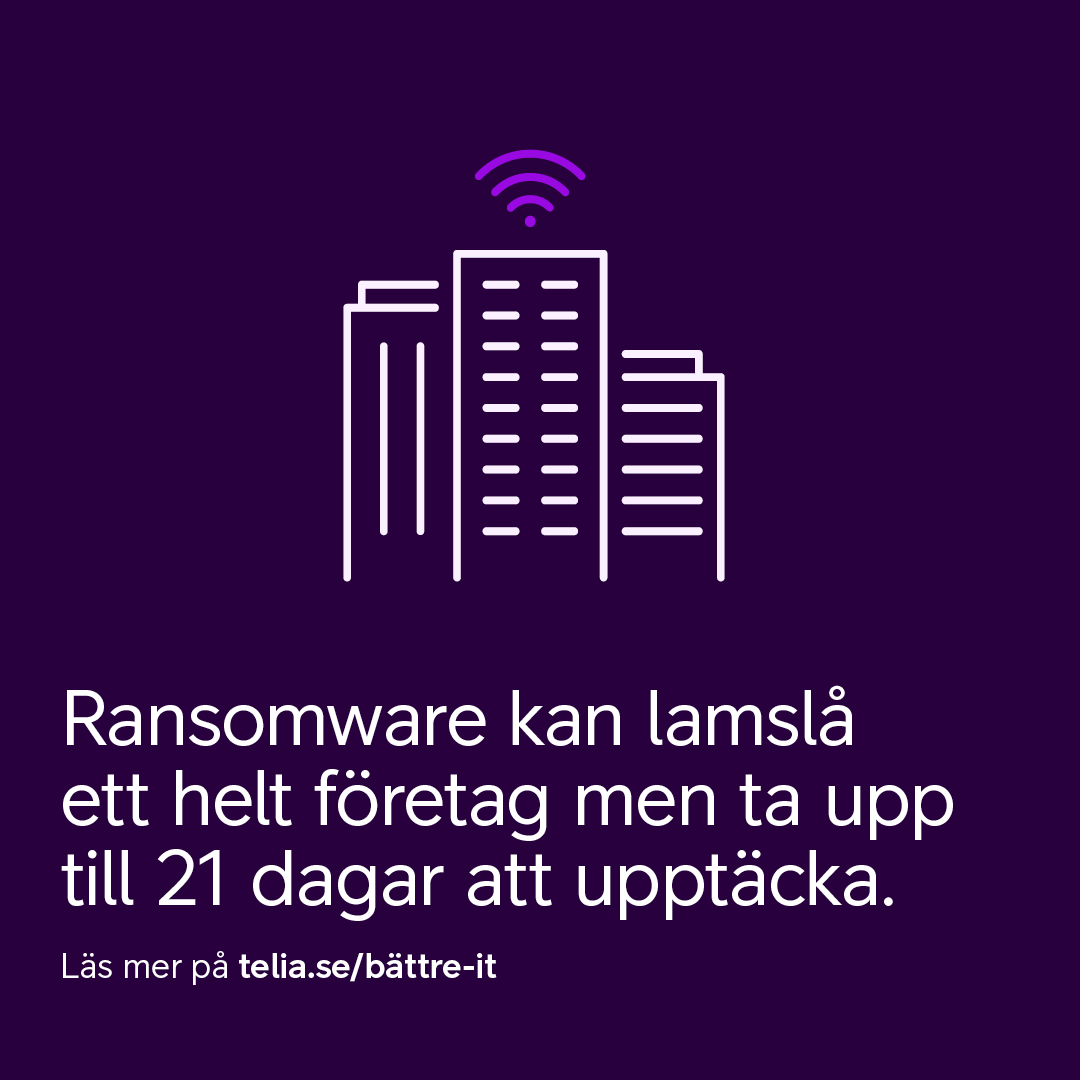 Telia Sverige on Twitter: "Att upptäcka en cyberattack i god tid är avgörande. Läs mer om ...