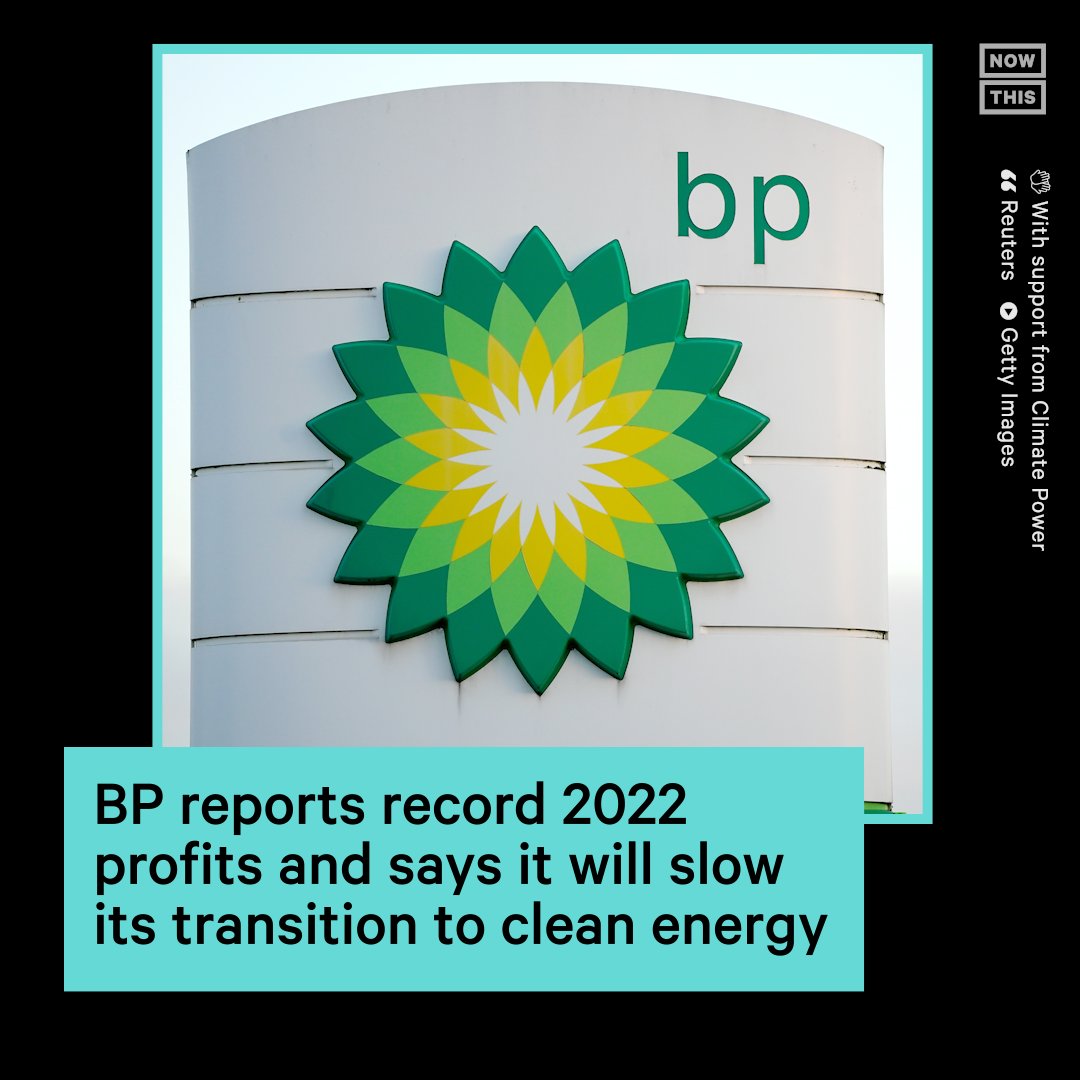 Oil giant BP reported a record 2022 profit of $27.7 billion on February ...