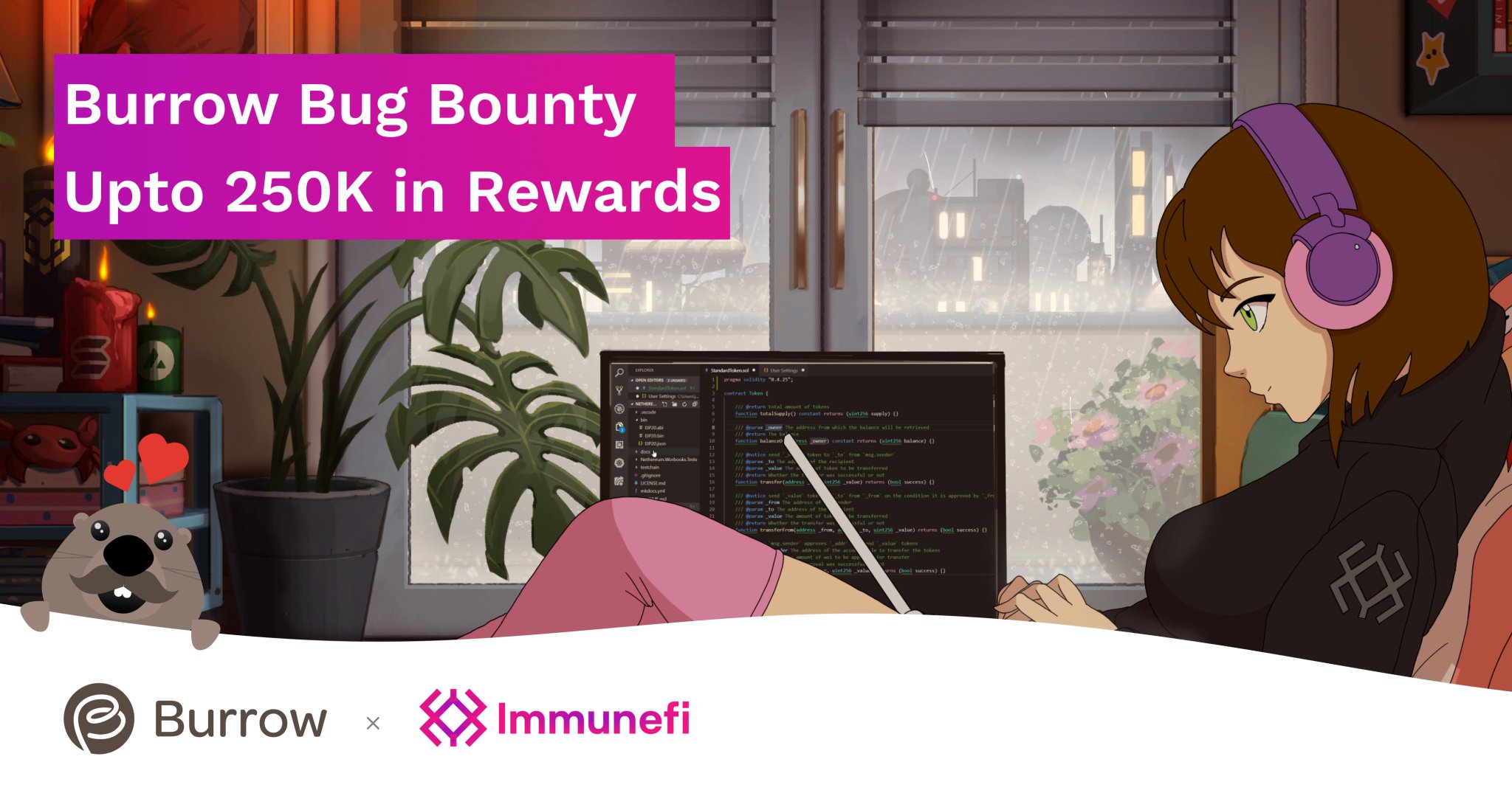 Burrow 🦔 on Twitter: "🔬🐞 Burrow bug bounty program is live on @immunefi! 🛡 Calling all bug ...