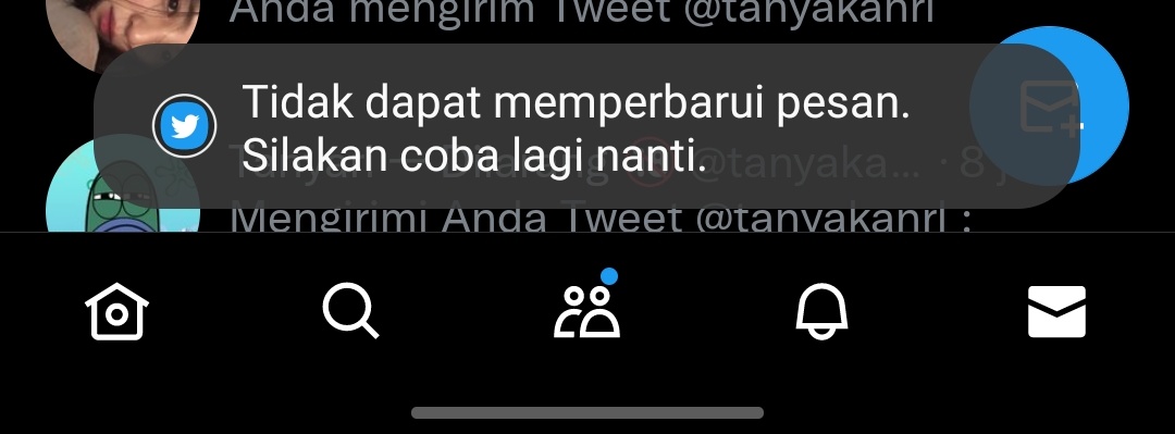 v3 🐳 || Min Yoongi for better life! on Twitter: "Notif, dm twitter jadi aneh woyy 😭😭"