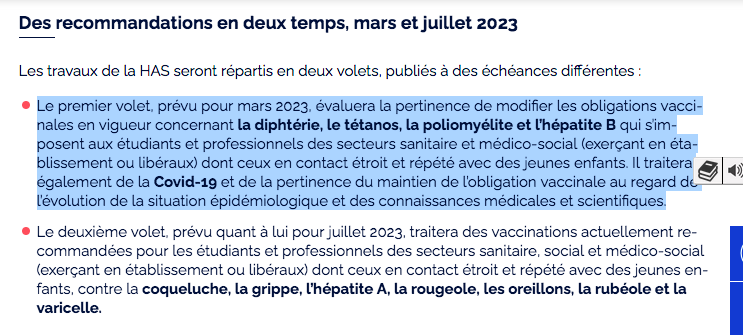Nicolas Berrod on Twitter: "🔴 La @HAS_sante se prononcera fin mars sur l'obligation vaccinale ...