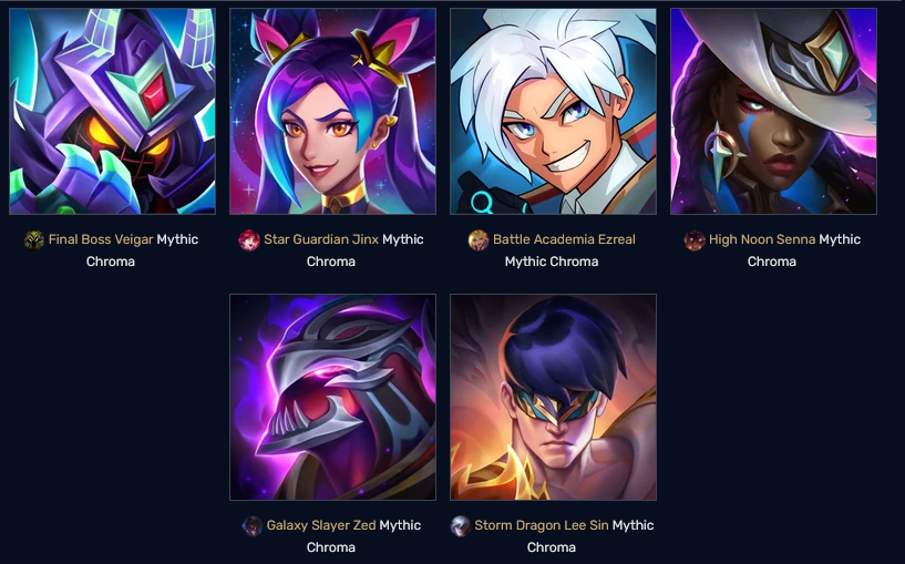 Bess on Twitter: "When will we get the next Mythic Chroma for an AP champion? We had Veigar and ...