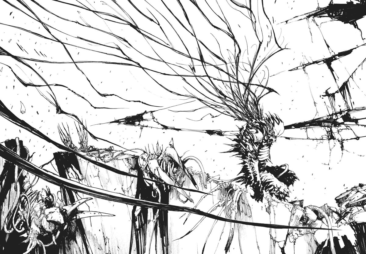 「reread abara last night. i never really could get into blame」mikeの漫画