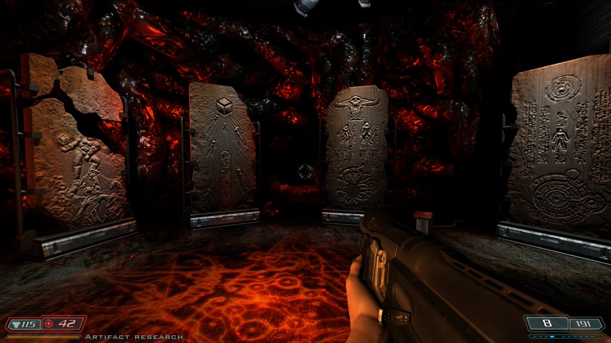 Horror Games Community on Twitter: "Towards the end of Doom 3, in one of the artifact research ...