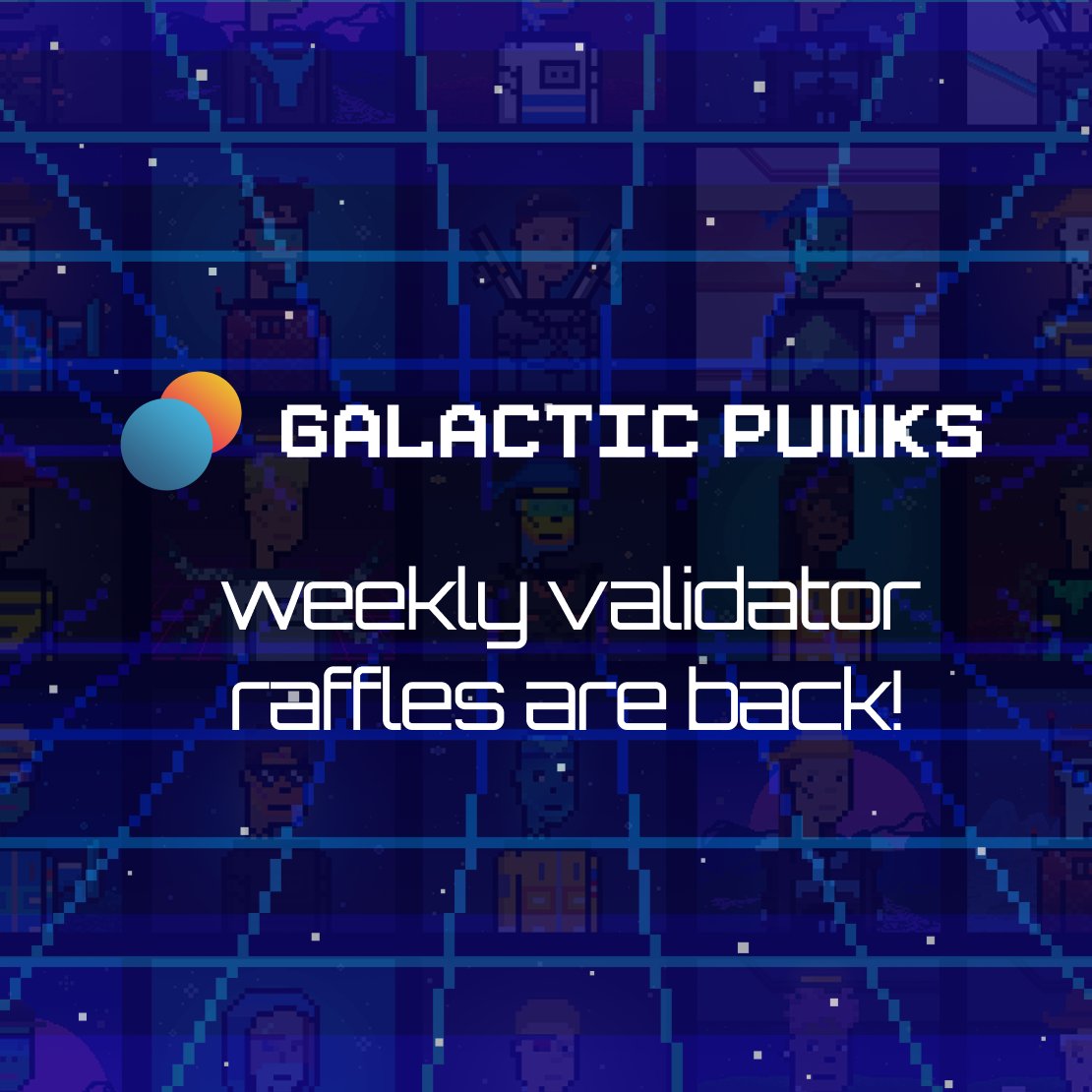 Galactic Punks on Twitter: "🛰️ Galactic Punk Delegatoooor Giveaways are back! Delegate a minimum ...