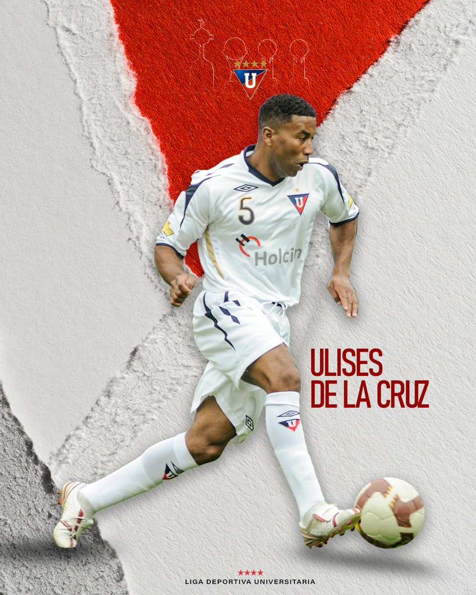 LDU Oficial on Twitter: "¡Feliz cumpleaños 👑 Ulises de la Cruz 🇪🇨 🎂! #GloriasDeLIGA"