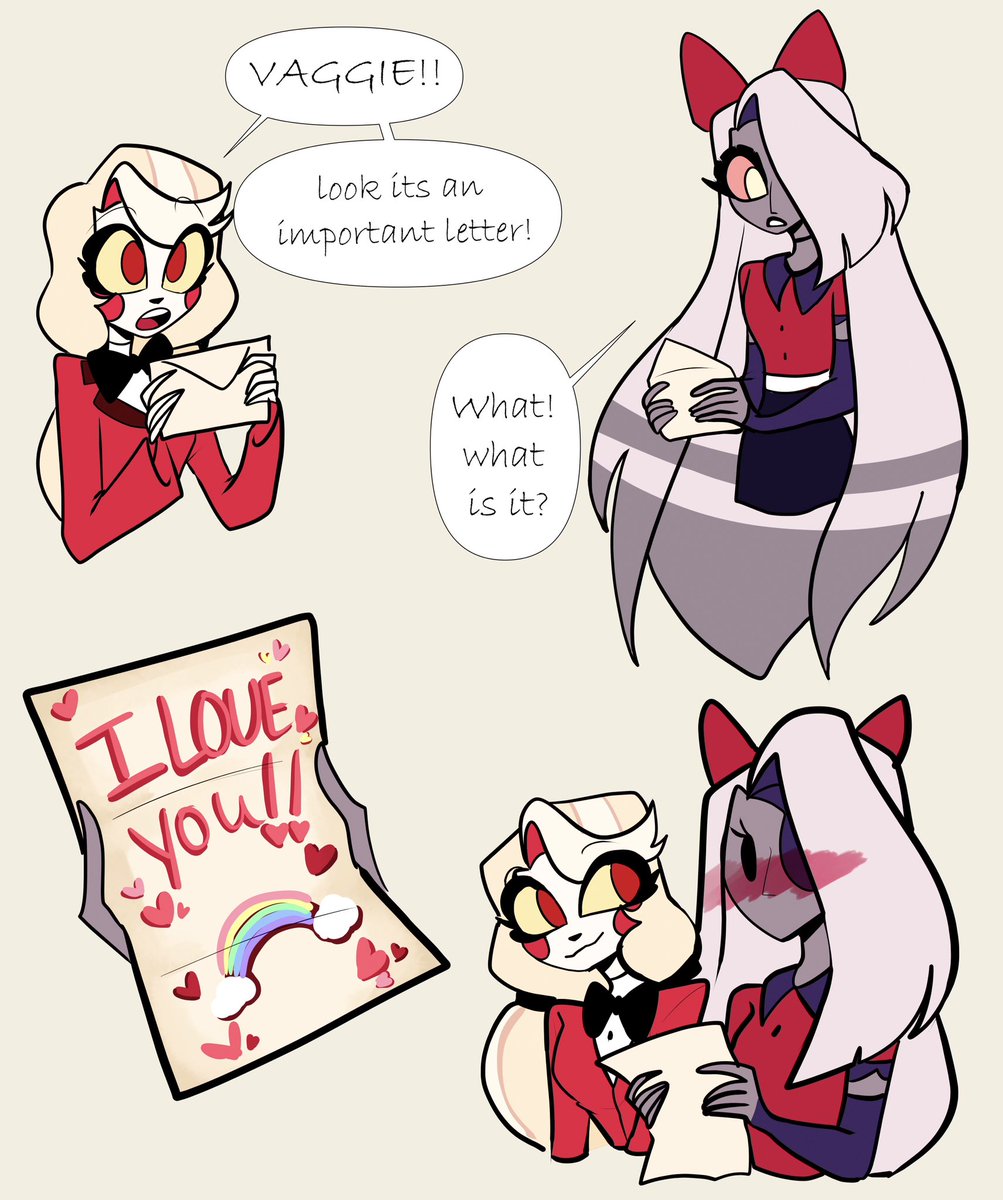 Chaggie Vaggie Alastor Hazbin Hotel Hazbin Hotel Shippingwel Vet Hazbin ...