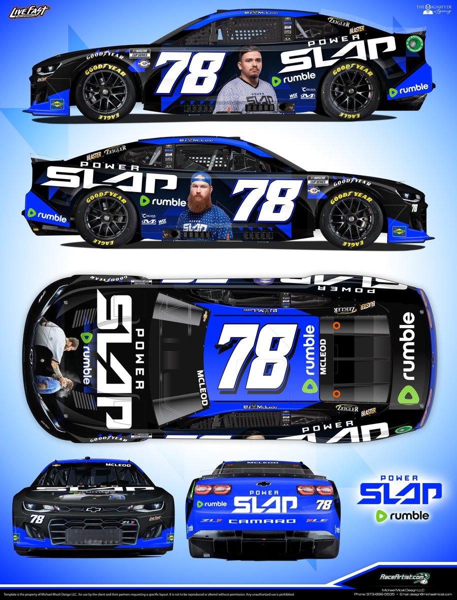 Power Slap League will sponsor B.J. McLeod in the Daytona 500 : r/NASCAR