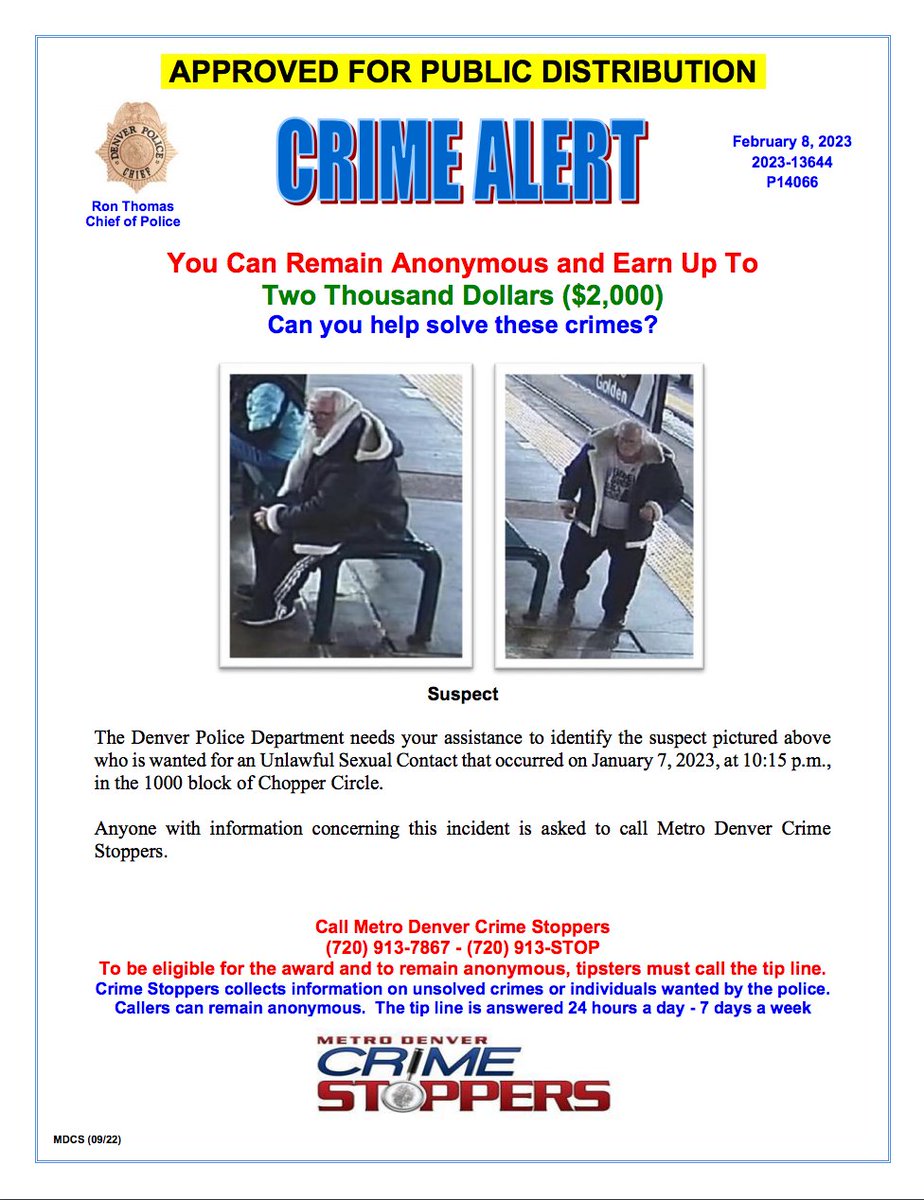 Denver Police Dept On Twitter Denver Do You Recognize This Suspect