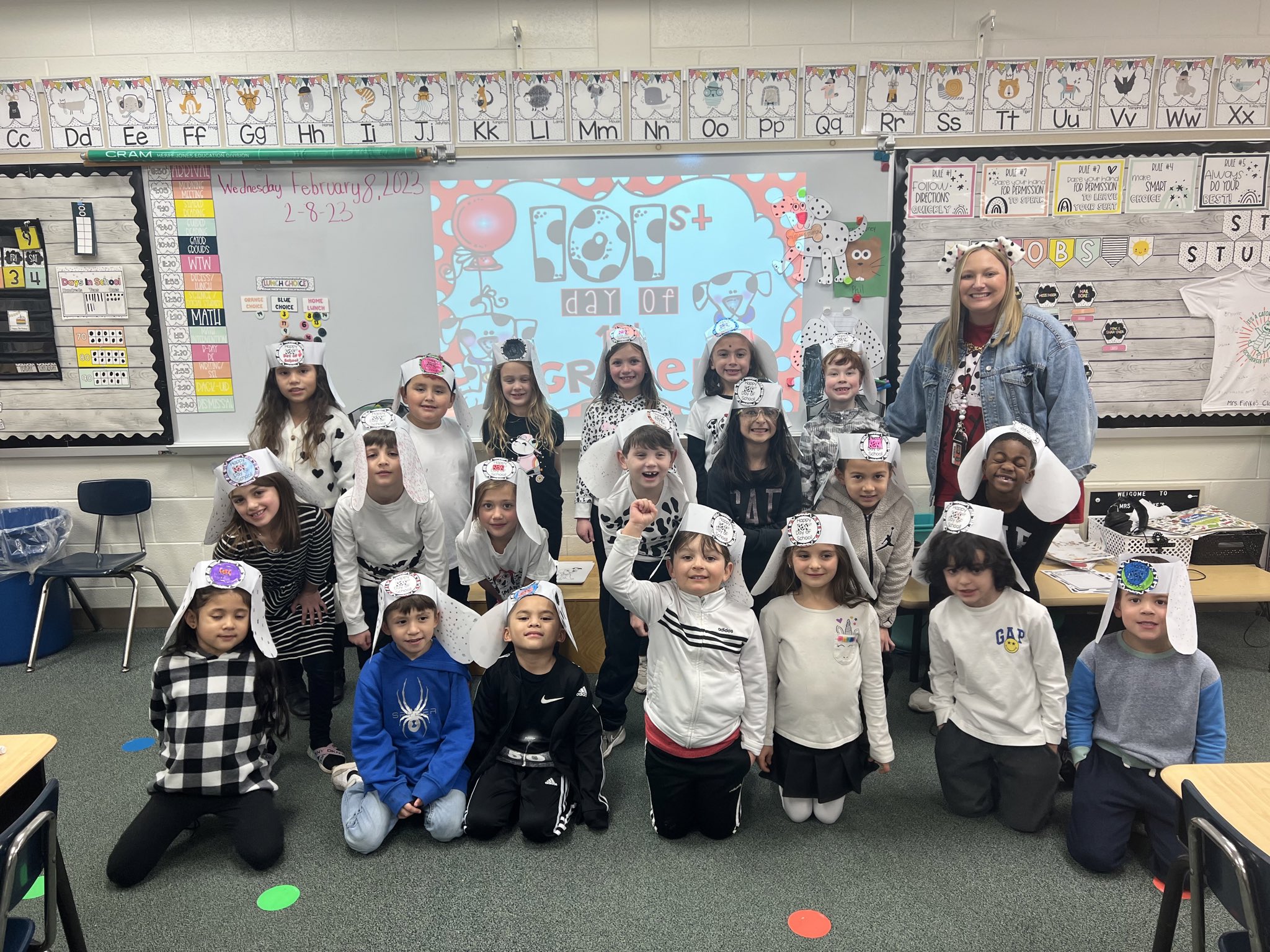 Mr. Harris on Twitter: "Celebrating the 101st day of school in 1st ...