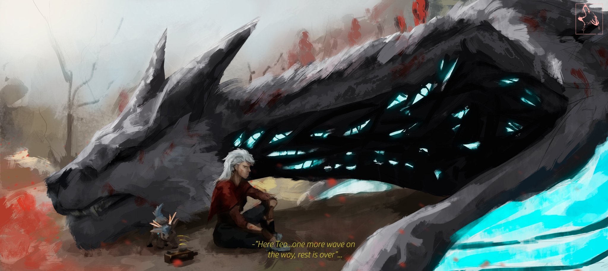 Drawolf🇲🇽 on Twitter: ""The fight is not over " - Sky's journey - #ARK #Arkart #playARK # ...