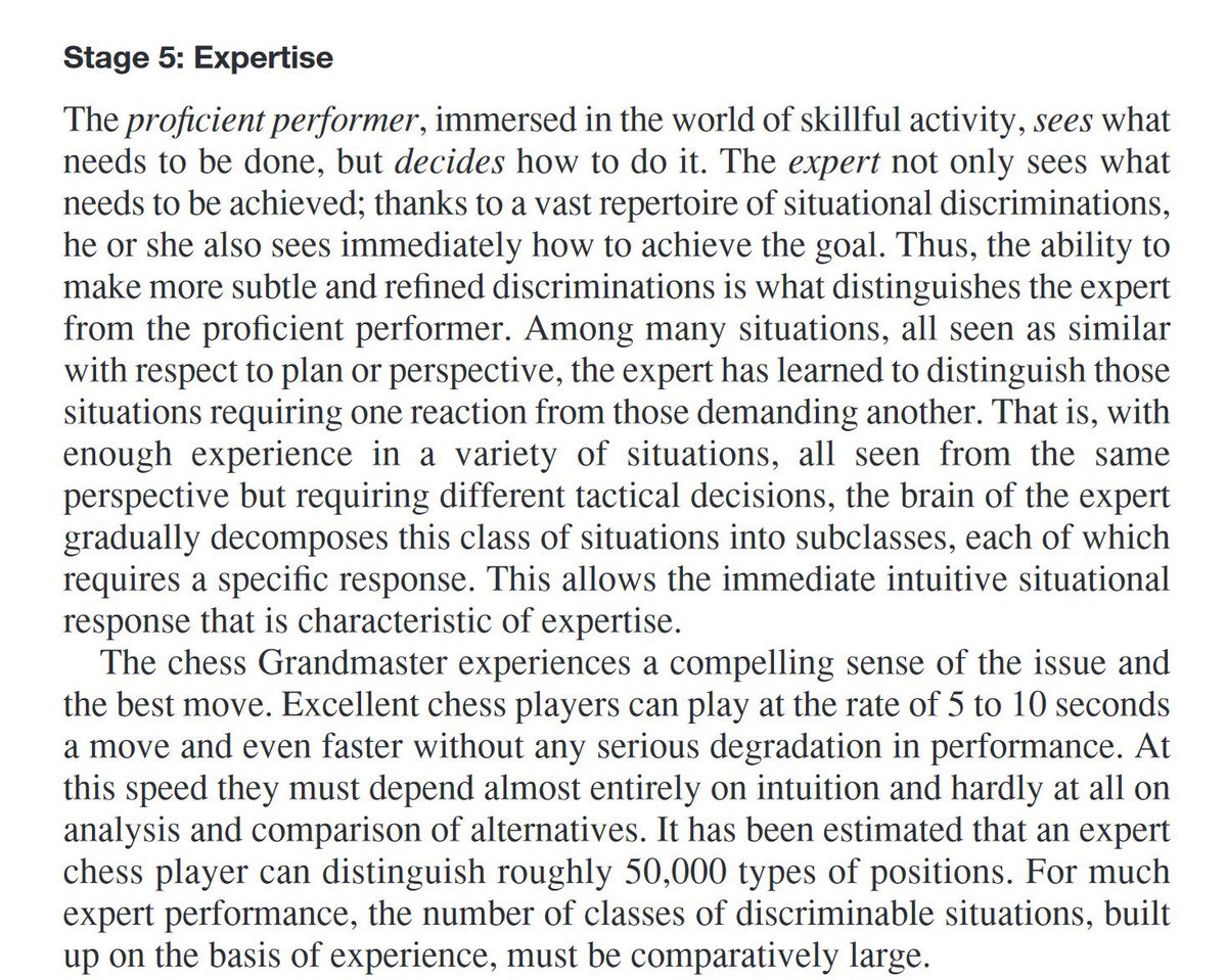 Learn from expert teachers, not expert doers. Experts are often not ...