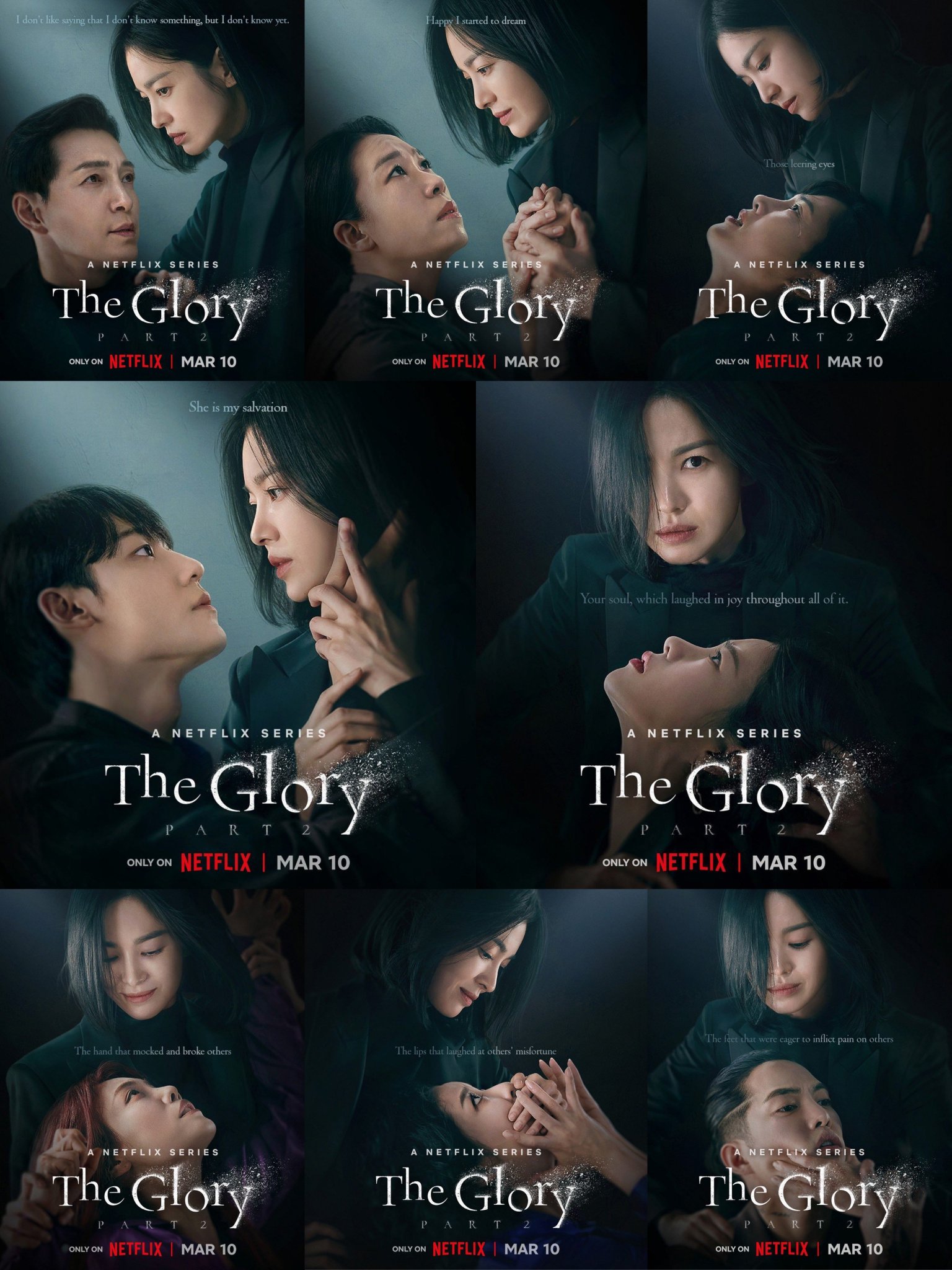 K-Drama Menfess on Twitter: "POSTERNYA GILLSS BANGET MERINDING 🔥😱🔥 •kdm• THE GLORY PART 2, who's ...