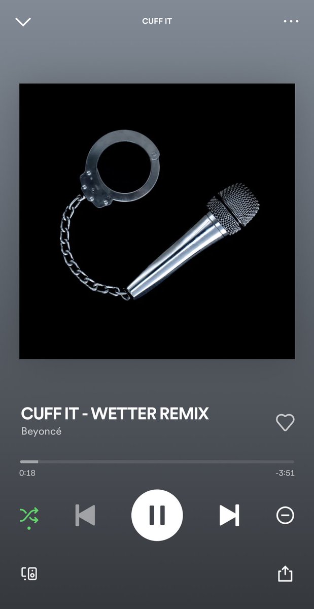 BEYHIVE.com.br on Twitter: "Pedágio Print ouvindo CUFF IT WETTER REMIX 🔗 https://open.spotify ...