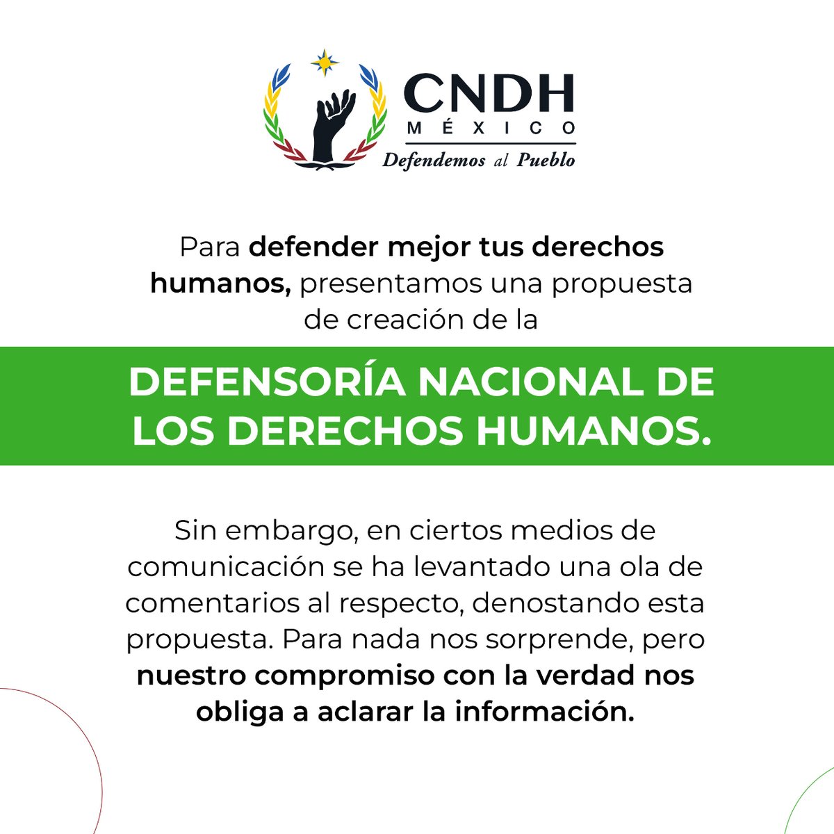 Cndh En México On Twitter Presentamos Una Propuesta De Iniciativa