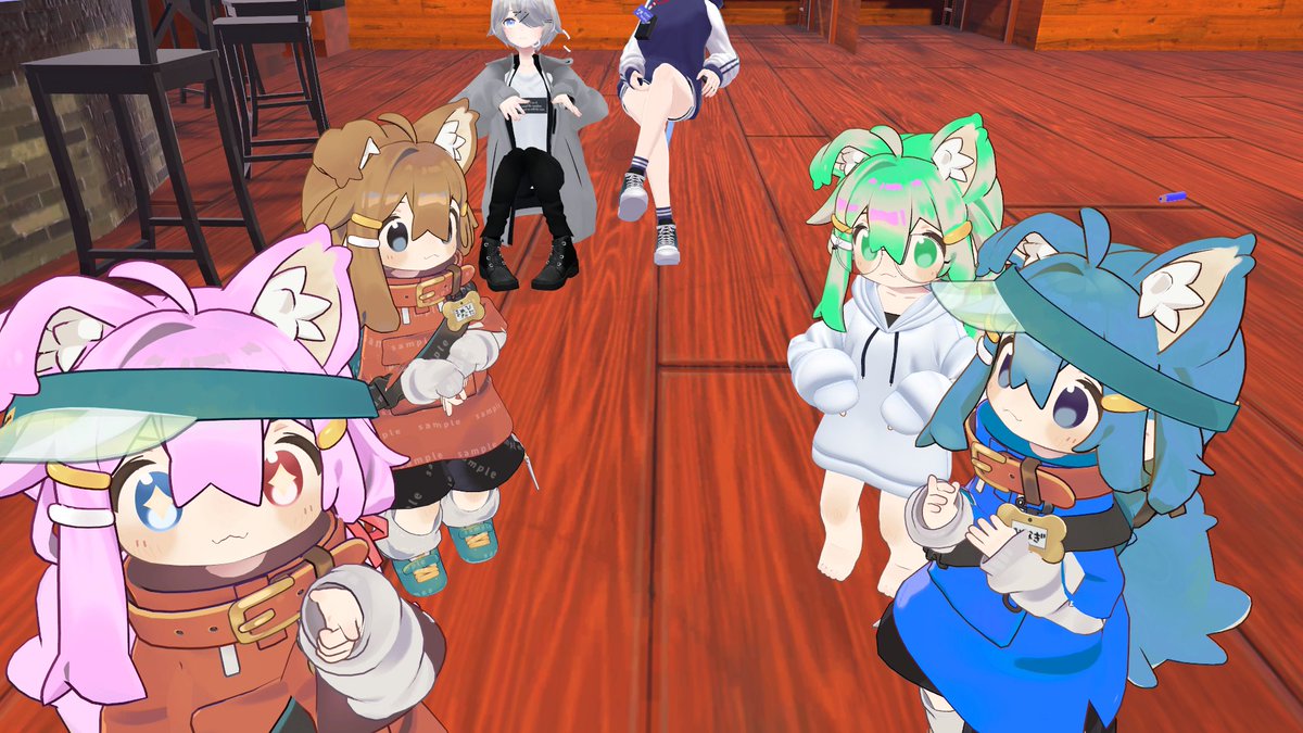 かにぱん(VRChatでの姿) on Twitter: "02/08-02/09 VRC Alphaにて ①信号機まめひなたぁず ②本日のたしくん構文 ③ぷちまめひなた集会(飲み会) 信号機 ...