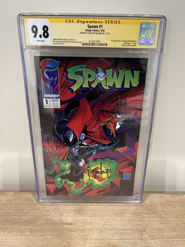 Period Comics on Twitter: "Spawn #1 CGC 9.8 SS Signed By Todd McFarlane https://ebay.com/itm ...