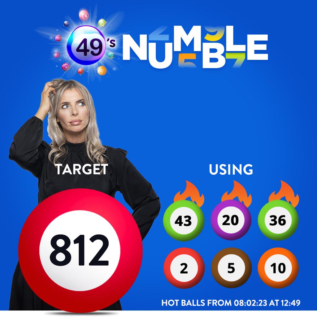 49's Draw on Twitter: "Who's ready to #Numble!🎉 Taking the 3 hot balls & 3 random balls, & only ...
