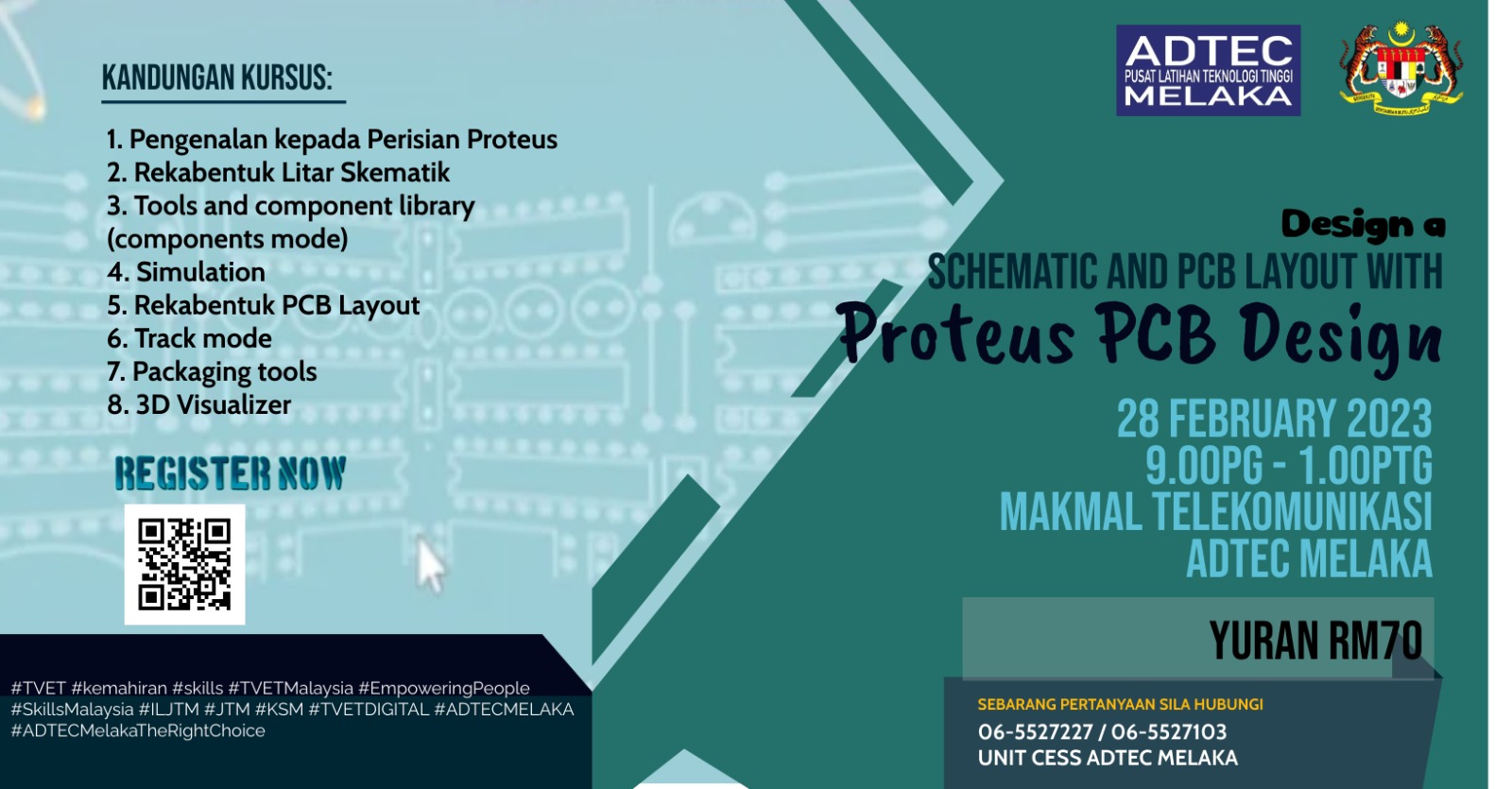 Adtec Melaka Logo Rakaman Penuh Sidang II Majlis Konvokesyen ADTEC