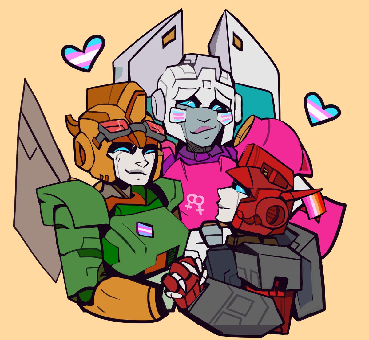 「anode, arcee and lug #Transformers 」|zaeed 🇦🇷のイラスト