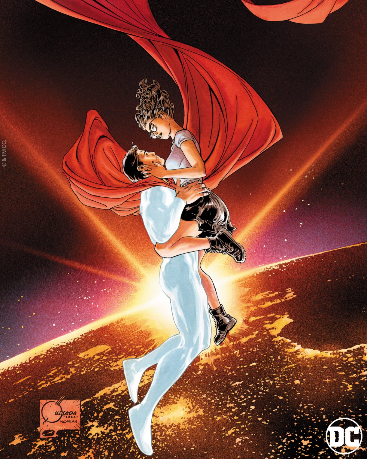 Comic Book Resources on Twitter: "DC reveals Joe Quesada's official variant cover art for ...