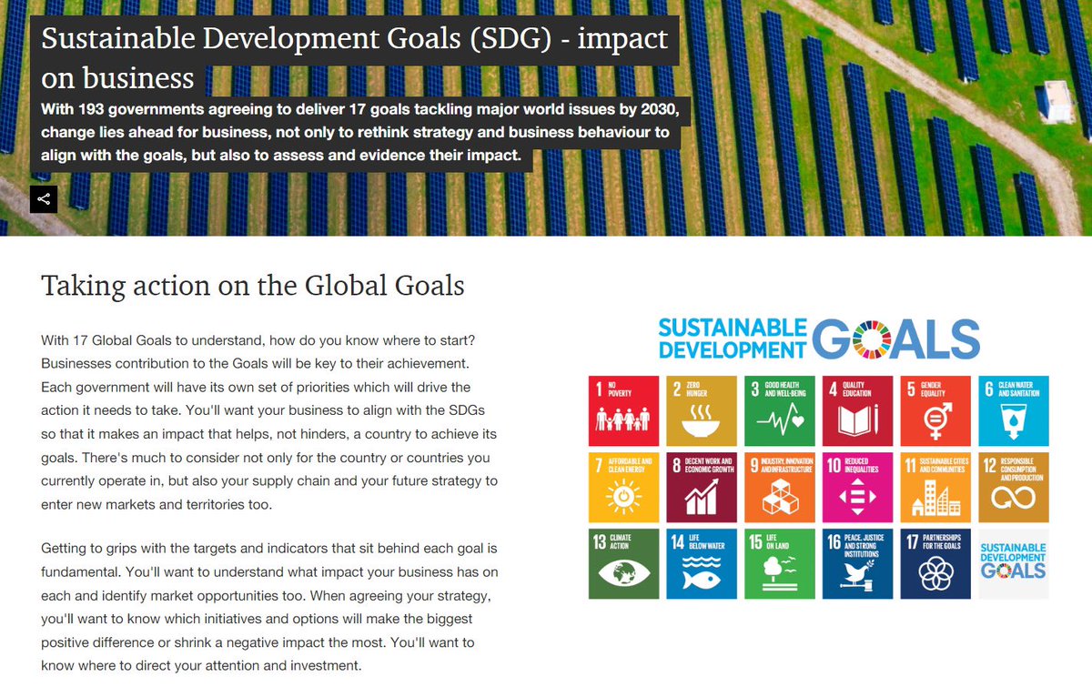 The Researcher on Twitter: "Business pushing the SDGs (the pillars of global technocratic ...