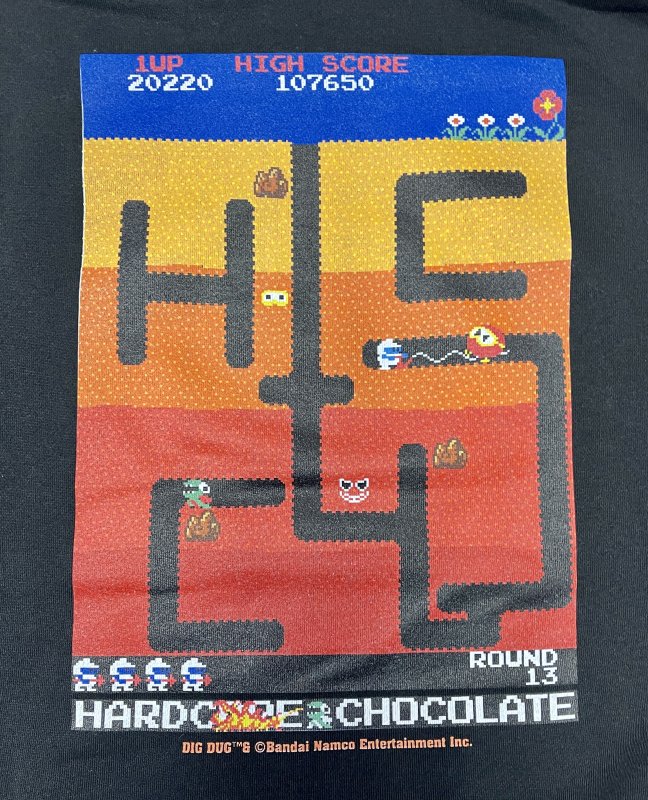 ハードコアチョコレート on Twitter: " ️‍🔥公式通販本日の再入荷 ️‍🔥 ディグダグ プルオーバーパーカ（プクプクポン・ブラック） https://buff.ly/3YLallY ...