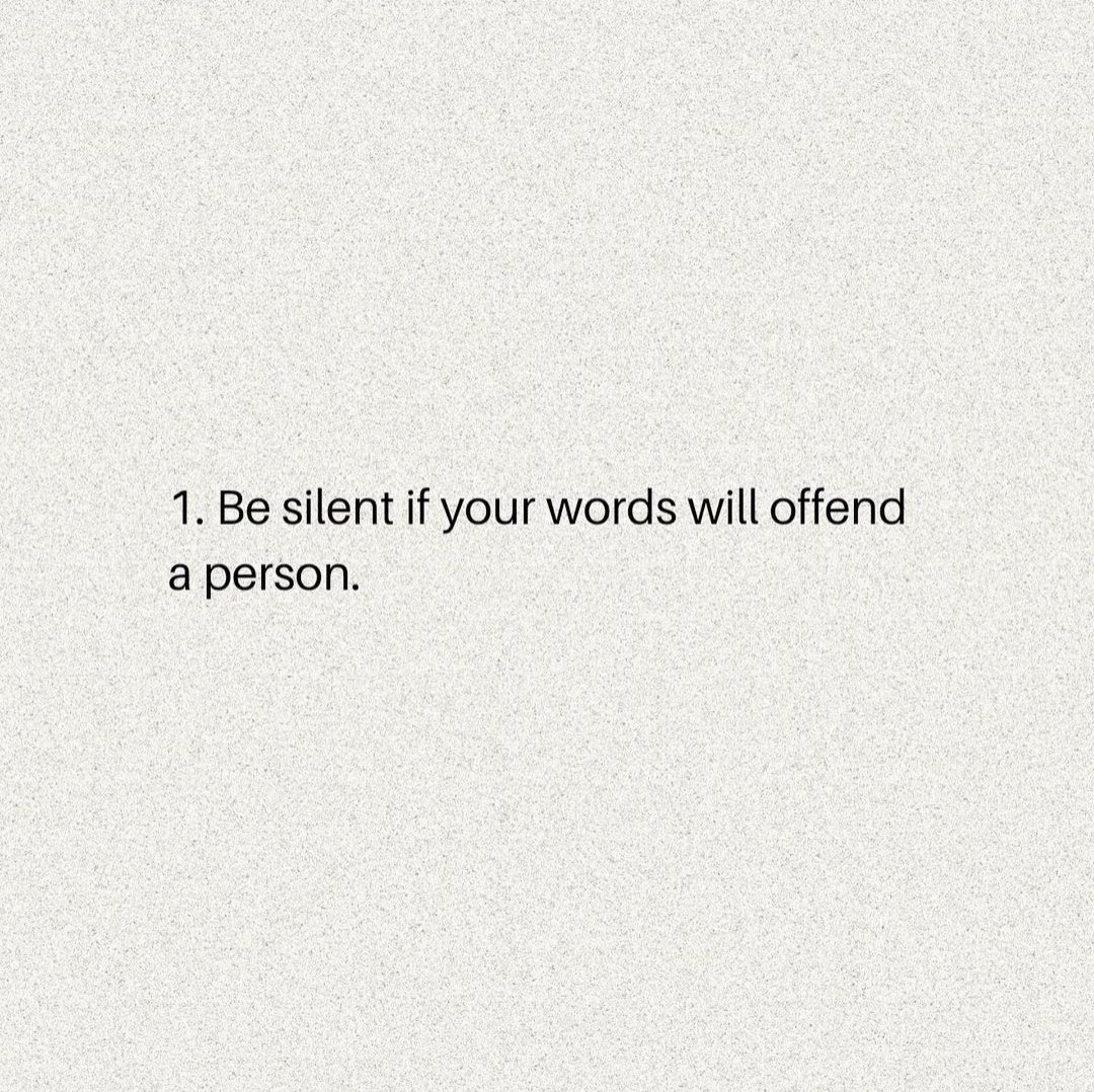 7 Situations Where You Should Stay Silent: - Thread from Seek Wiser ...