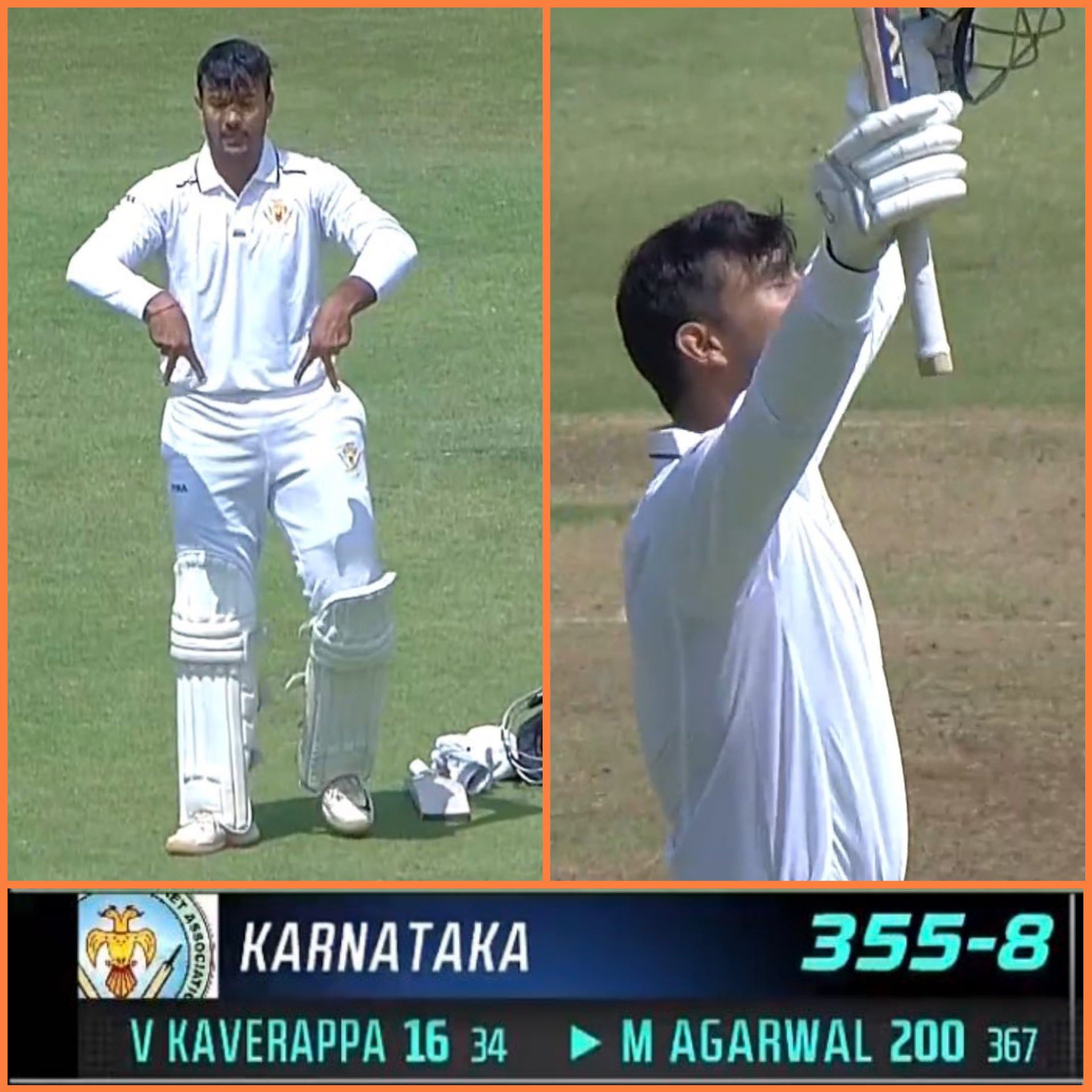 SunRisers Hyderabad on Twitter: "Maya maya. Anthaa Mayank! Brings in his second double-century ...