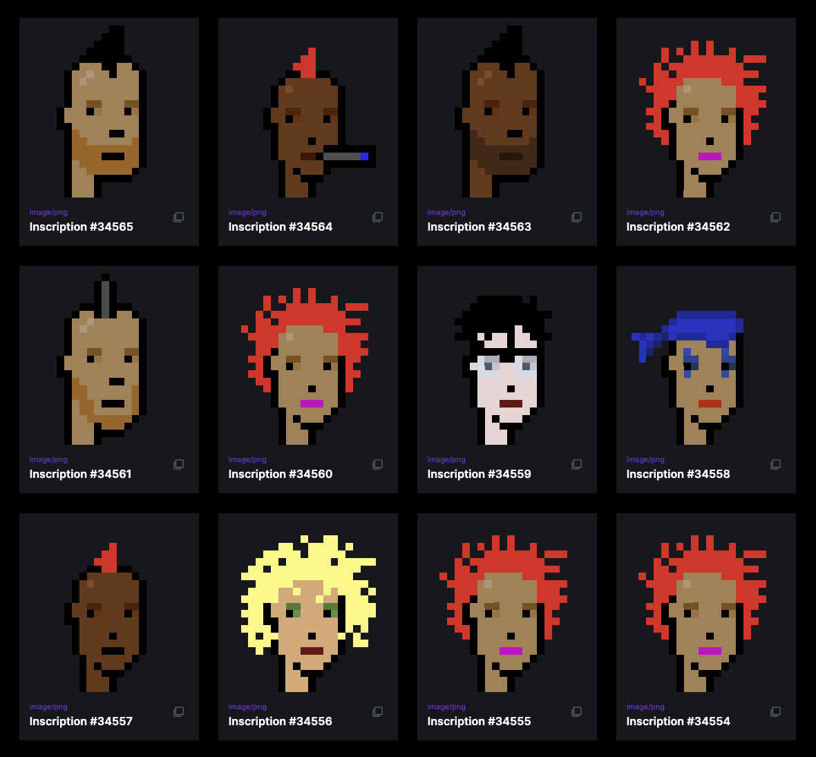 Ordinals Wallet on Twitter: "Tonight was a night to remember Bitcoin Punks put 10,000 punks ...