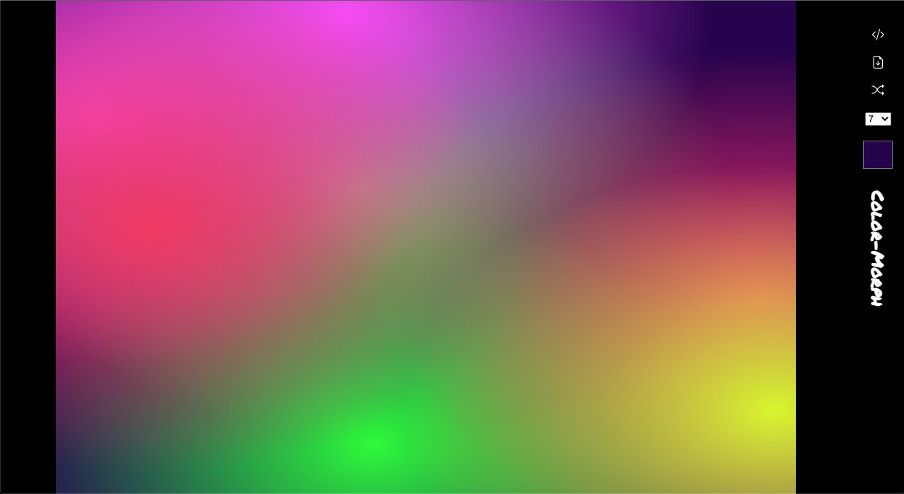 Shripal Soni on Twitter: "8. Color Morph 👉 Beautiful random mesh gradients generator 👉 Allows ...