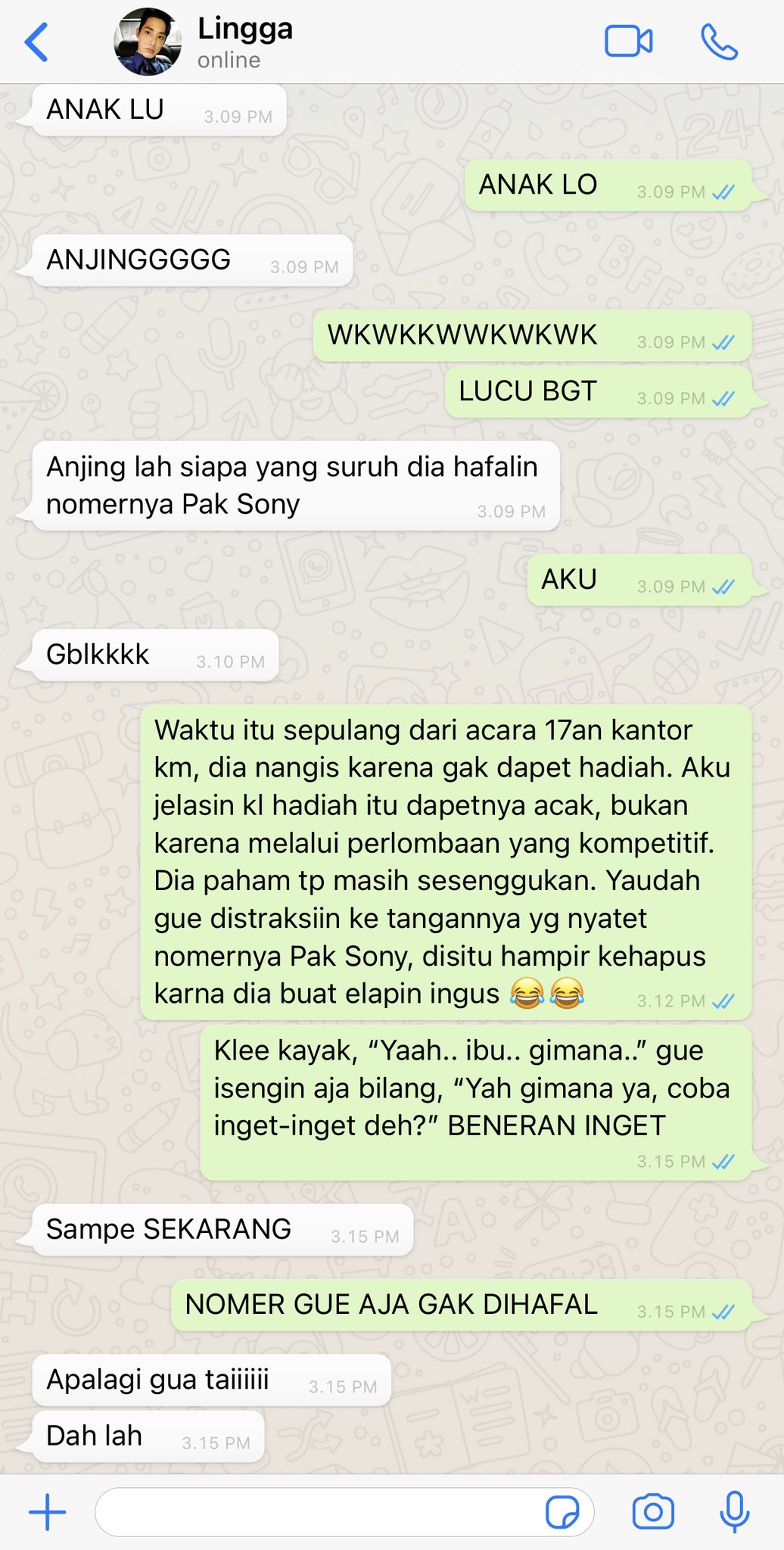 💬 on Twitter: "setelah Klee dianter pulang ke rumah sama pakde Sony https://t.co/vvPlX13LPg ...