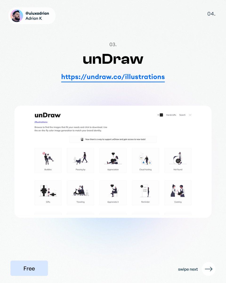 Amazing sites to get free drawn illustrations from👇 - Thread from UI ...