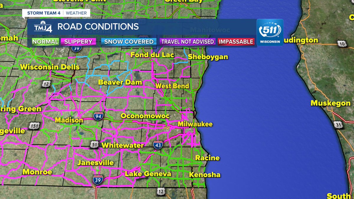 Kristen Kirchhaine on Twitter: "RT @MarisaWoloszyn: More roads are quickly becoming slick this ...