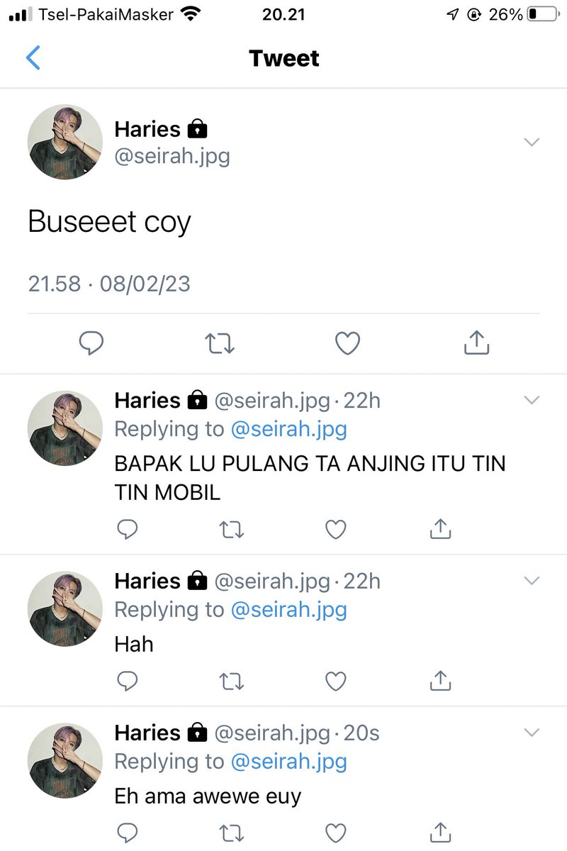 nai on Twitter: "Sareng awewe eta, Riess. Markhyuck two tweet ( MAHAR )"