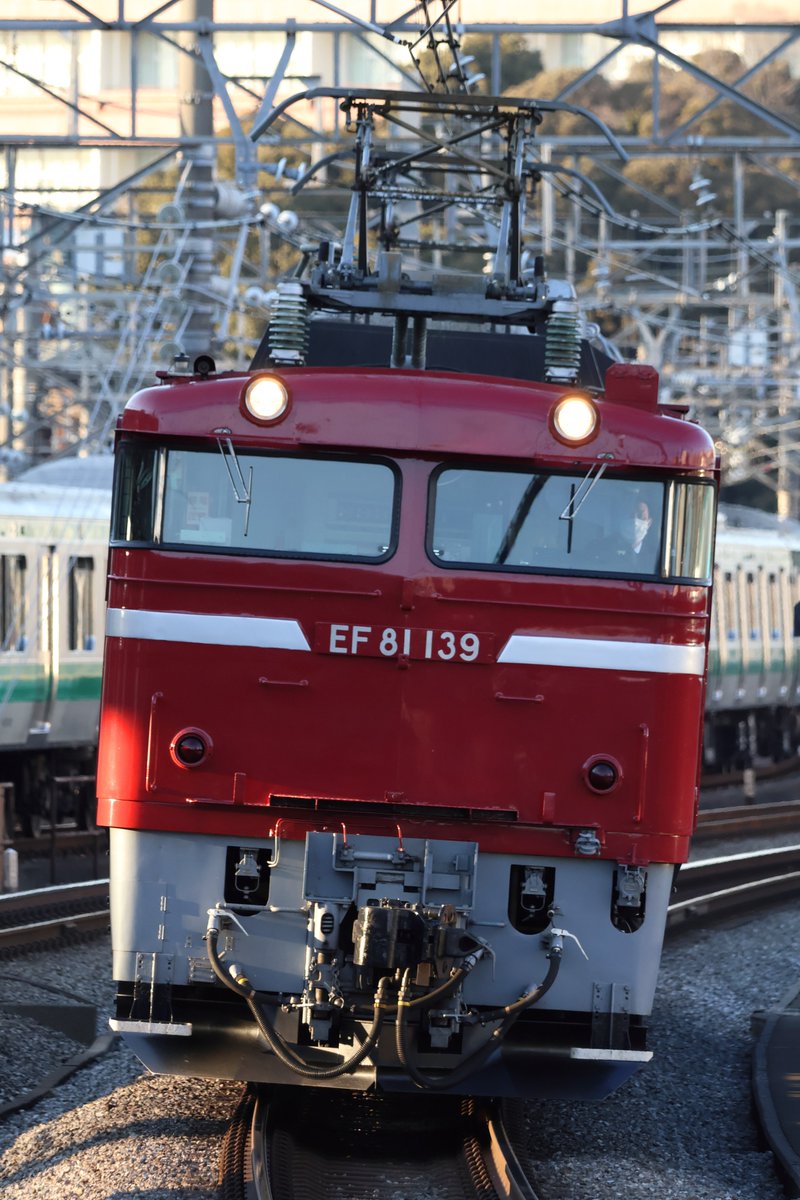 しんちとせ on Twitter: "2023.2.9 配8146レ AT入場配給 EF81 139[尾]+ED75 759[仙] ED75初めて見ました"