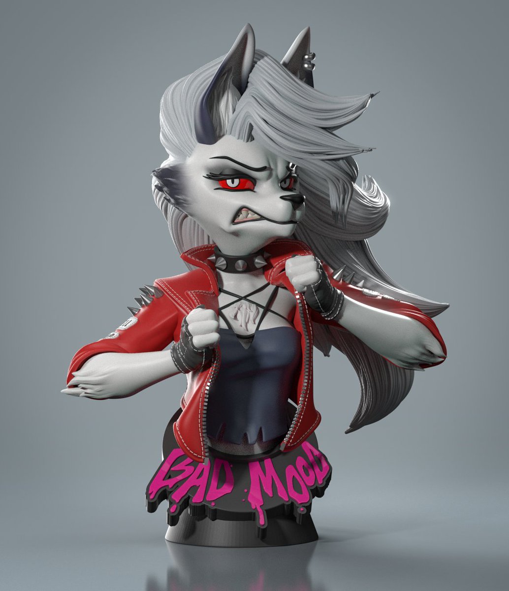 Zach On Twitter Rt Anyone Nsfw Loona Bust Available For 3d Printing