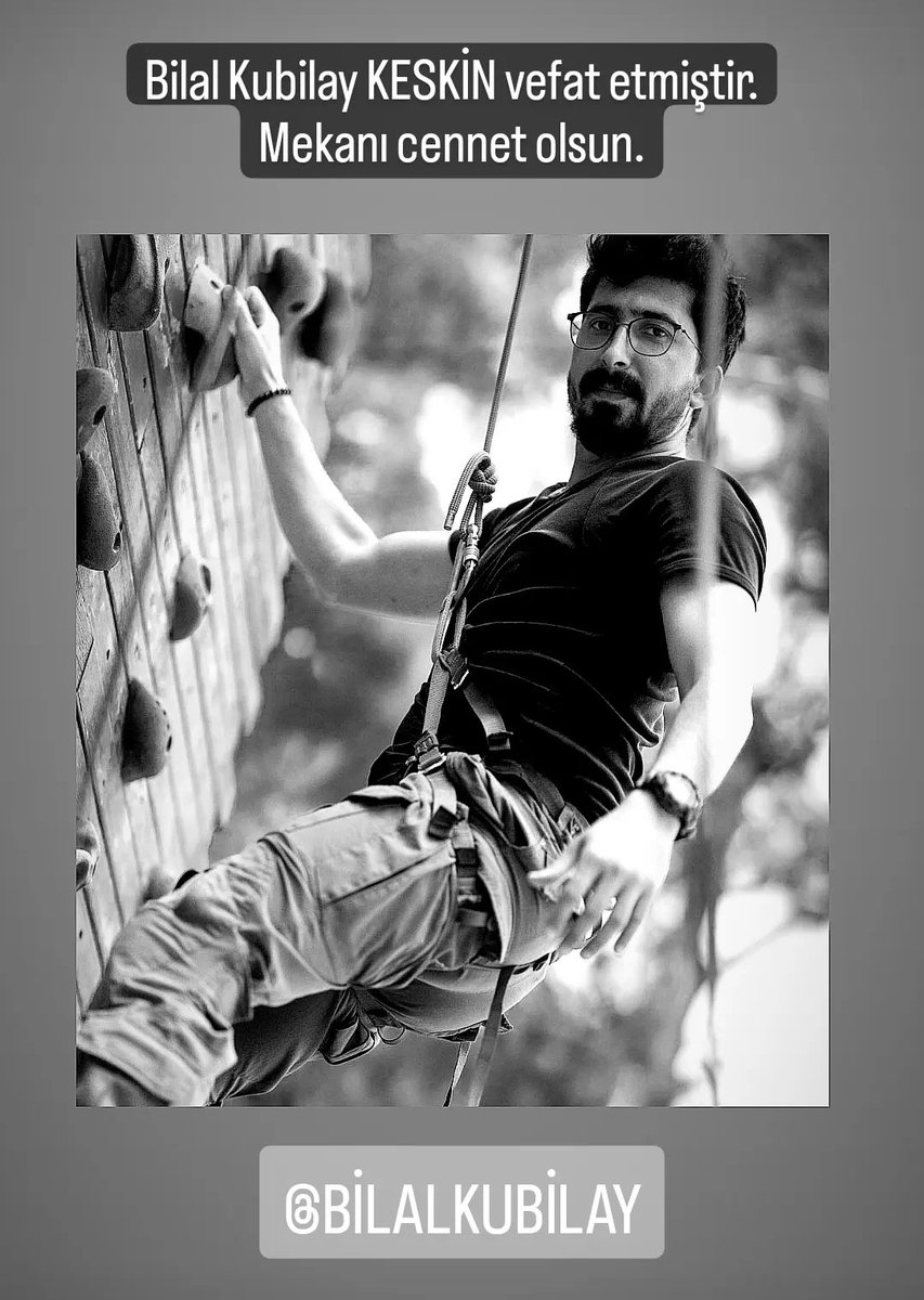 Volkan Özbek on Twitter: "@bilalkubilay_ Bilal Kubilay KESKİN vefat etmiştir. Allah rahmet eylesin"