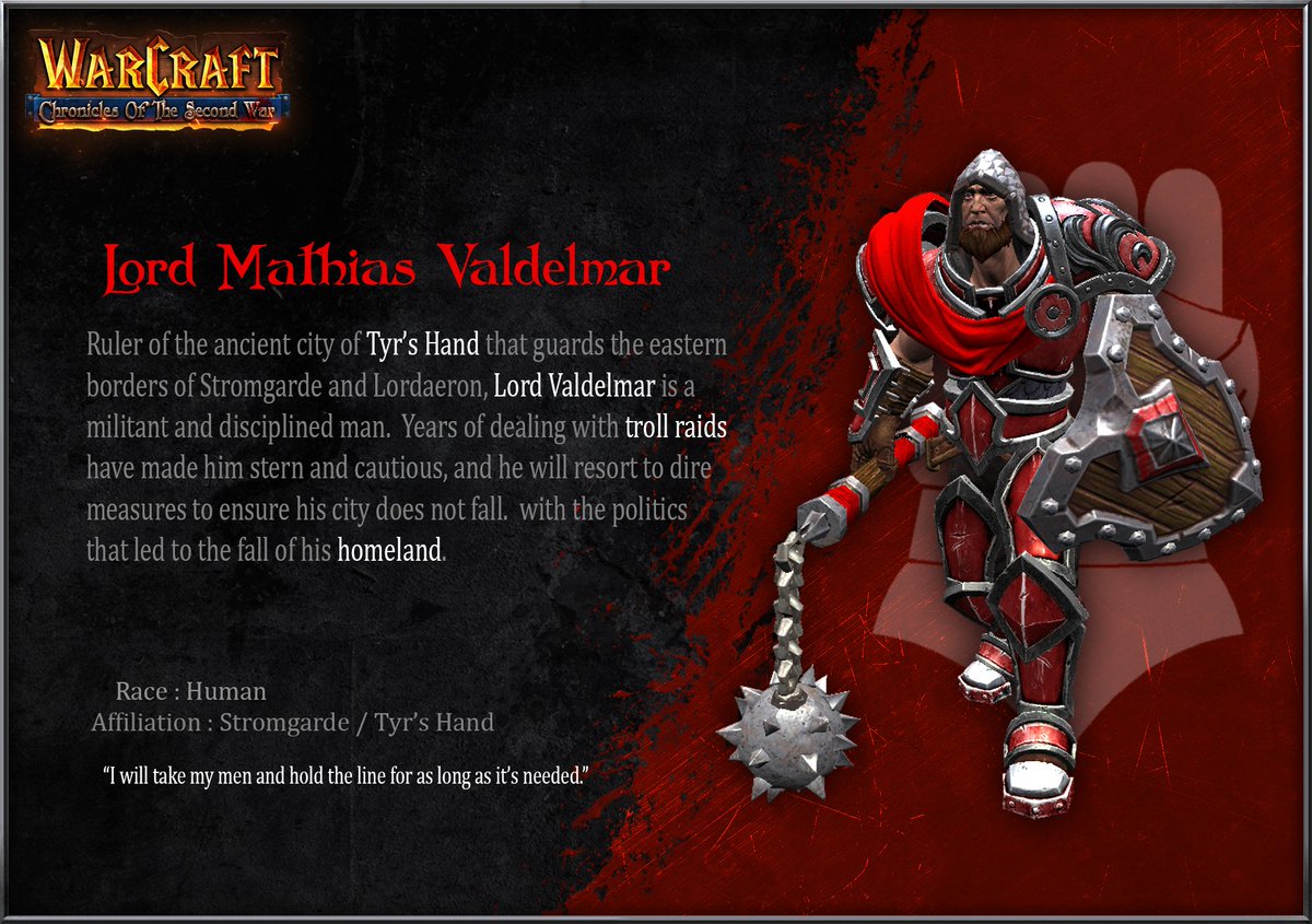 LoreCraft Designs on Twitter: "Character of the week: Mathias Valdelmar"