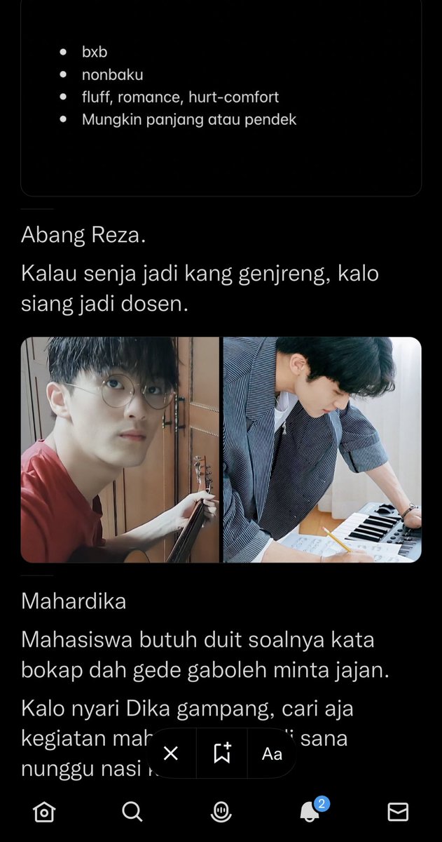 masih sibuk ygy on Twitter: "Owalah … kalo subscribe twitter blue tuh bakal ada reader mode ...