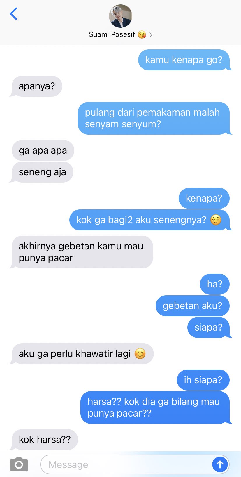 lea. on Twitter: "salah ngomong (begini gambaran dhigo waktu tau jeka mau punya pacar) — min ...