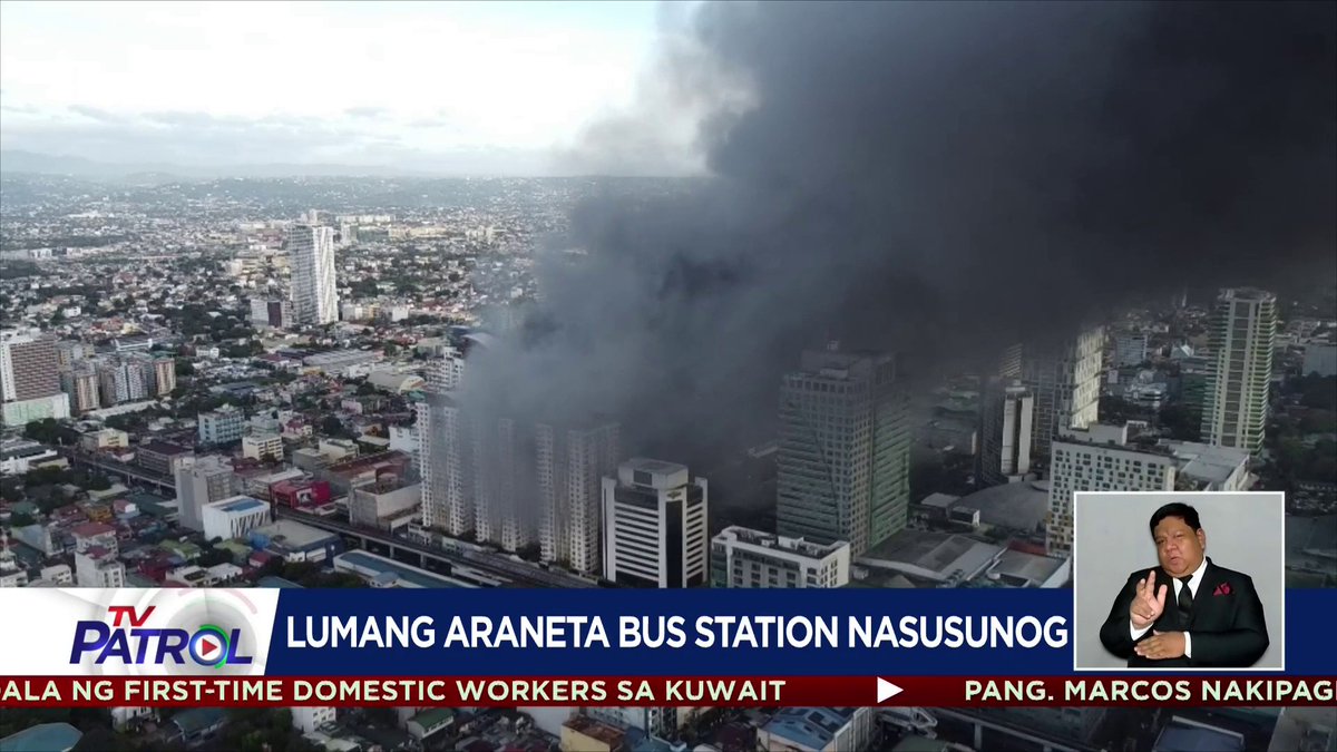 ABS-CBN News on Twitter: "RT @TVPatrol: Nasusunog ang lumang Araneta City Bus Station sa Cubao ...